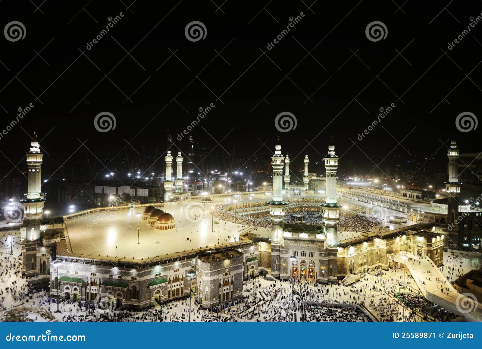 Makkah Kaaba Holy Mosque Royalty-Free Stock Photo | CartoonDealer.com ...