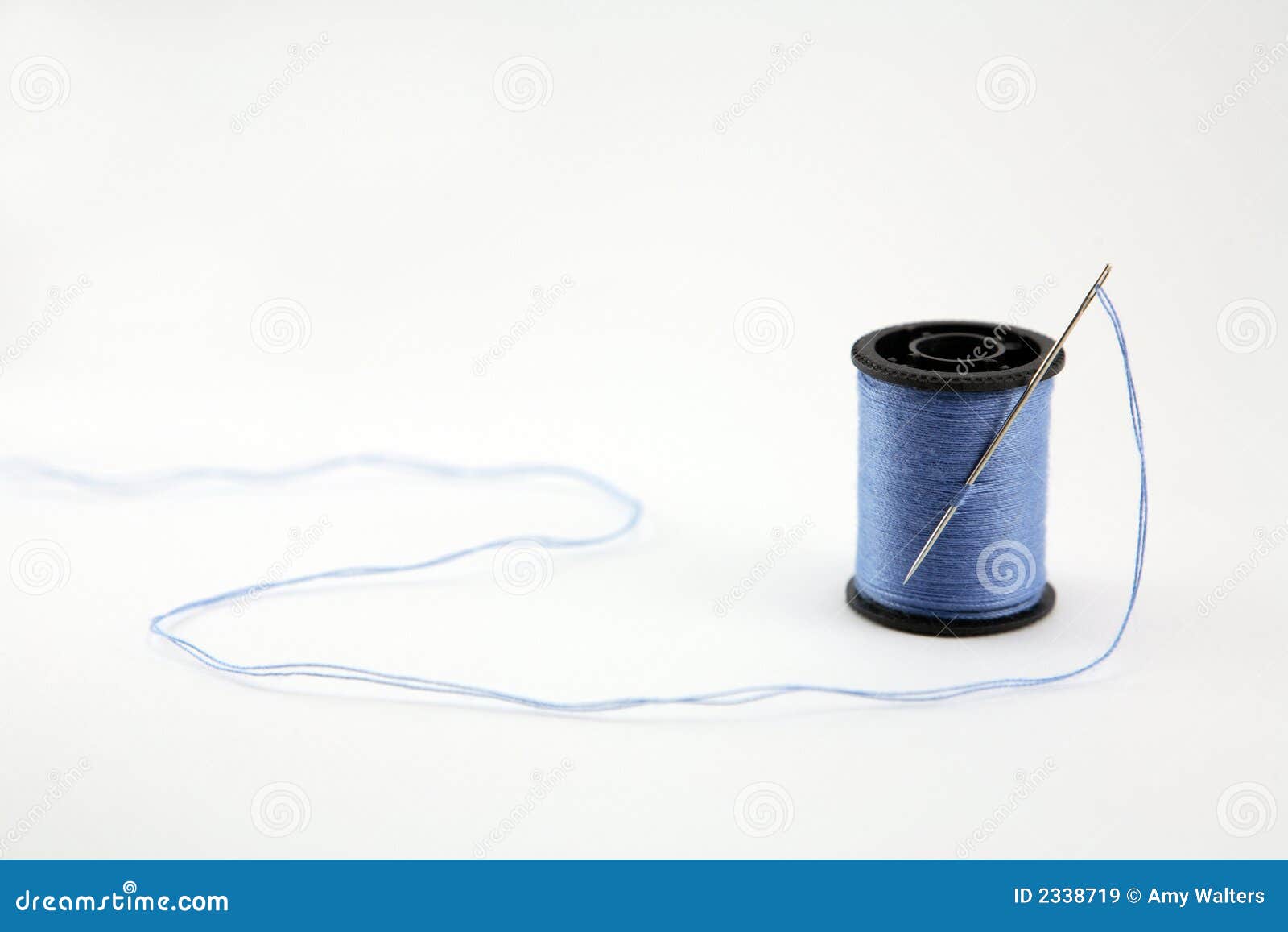 Makro Der Nadel Und Des Gewindes Stockbild - Bild von gewinde, stift ...