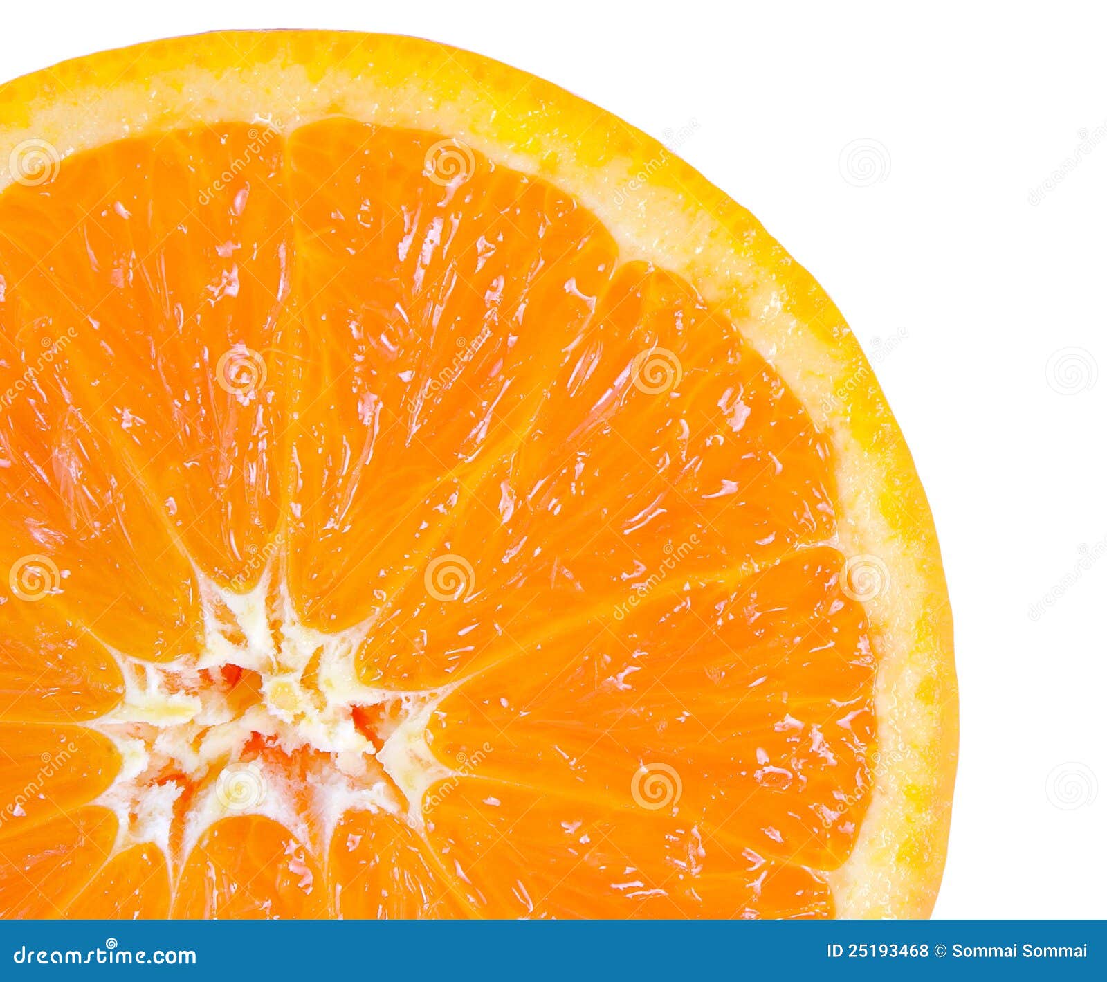 Makronahrungsmittelansammlung - Orange Scheibe Stockfoto - Bild von ...