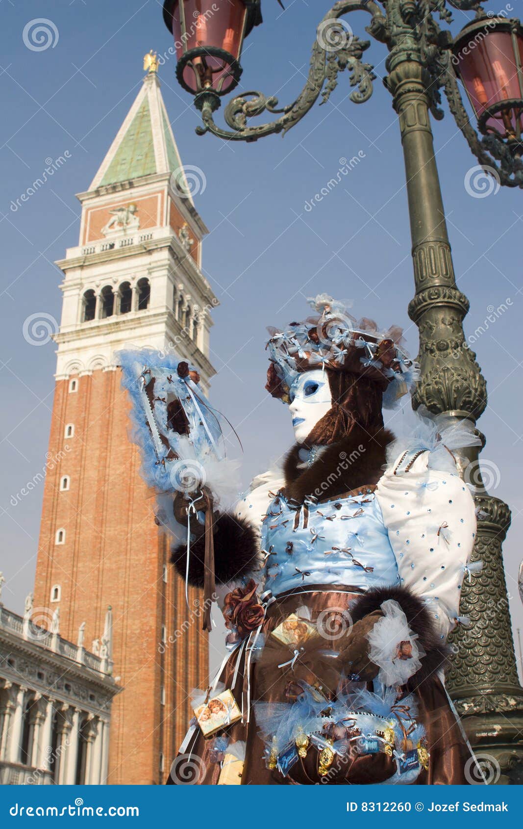 Maks from Venice Carnival and Bell-tower Stock Photo - Image of ...