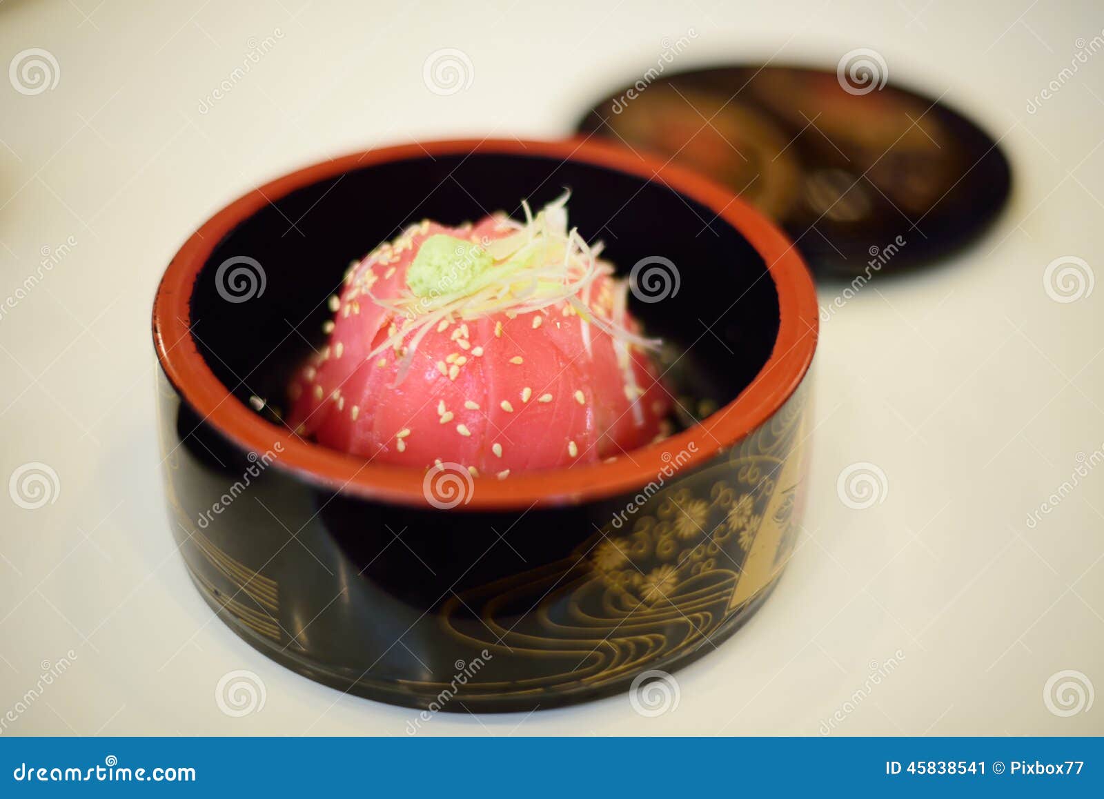 Makuro with Rice, Japanese Cuisine Stock Image - Image of healthy ...