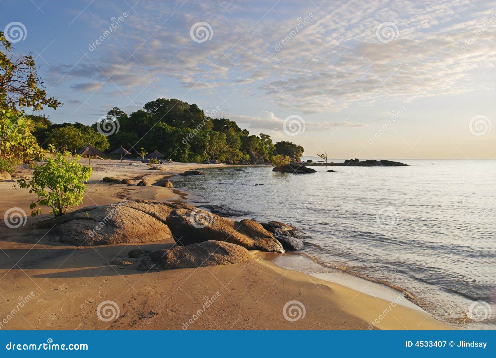 Makuzi Beach Malawi, Early Morning Stock Image - Image of mango, beach ...