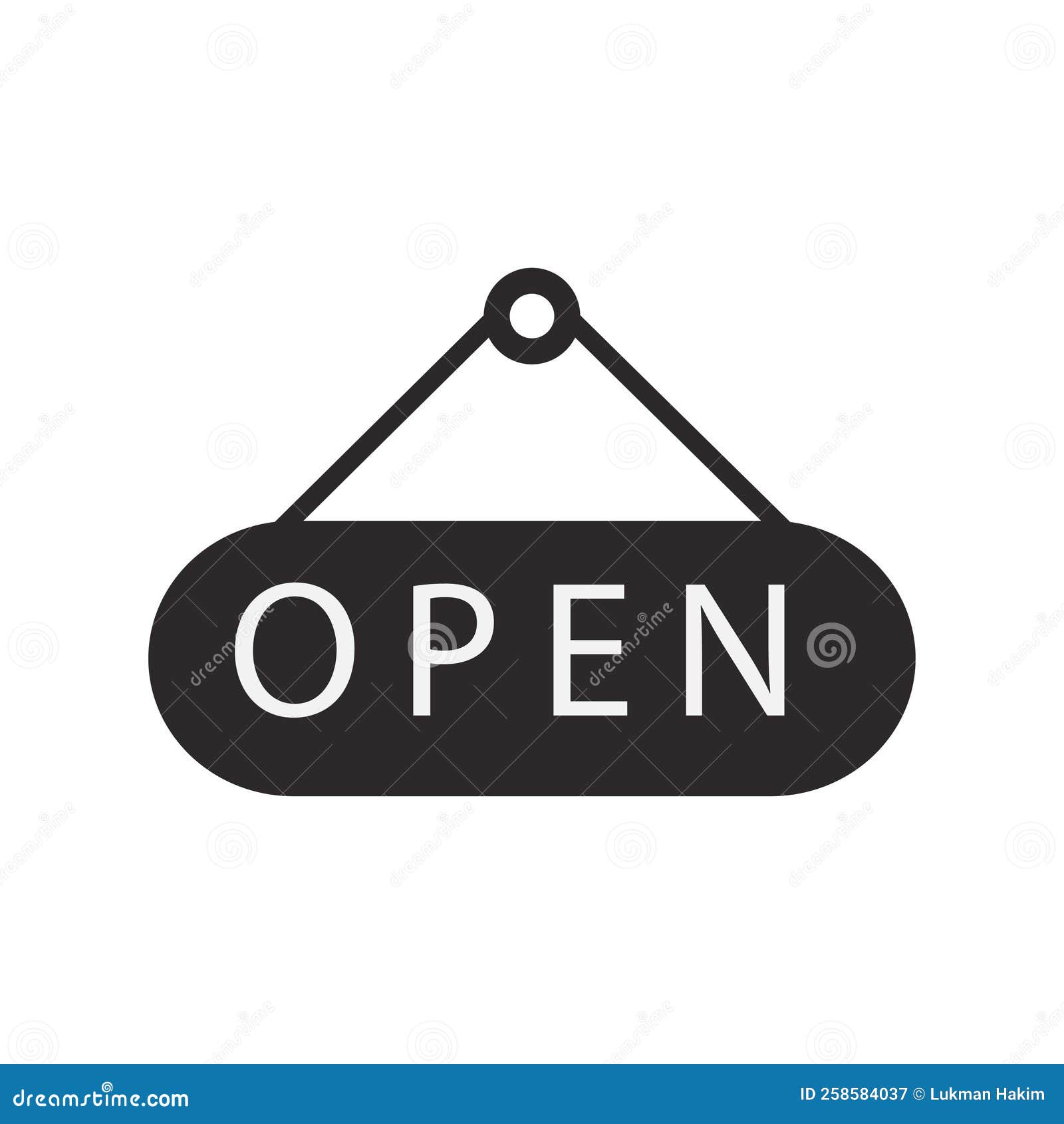 Open Sign Vector Icon Open Icon Symbol, Logo Illustration. Vector ...