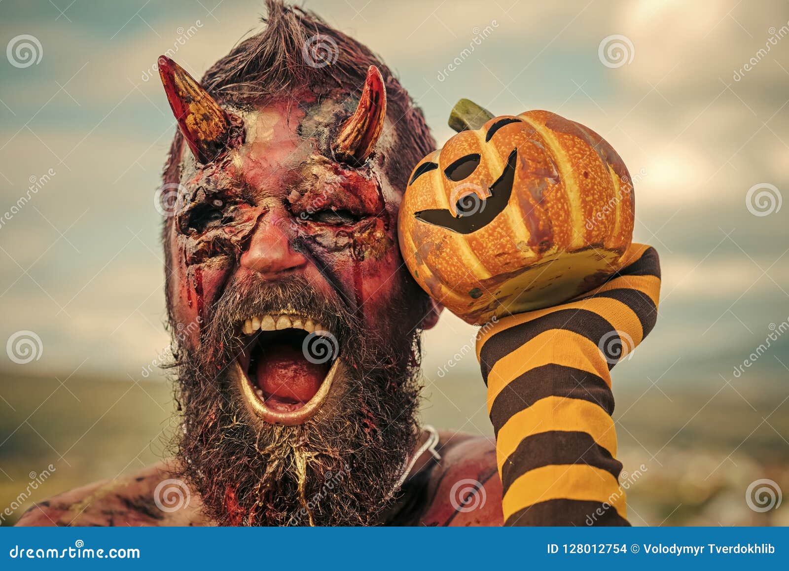 Mal De Dia Das Bruxas, Horror, Conceito Do Inferno Foto de Stock ...