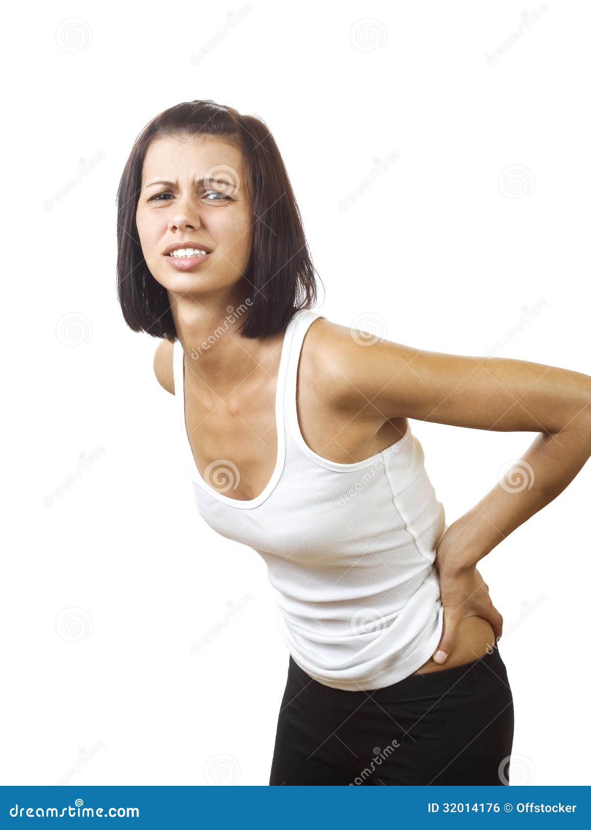 Mal de dos photo stock. Image du backache, humain, lumbago - 32014176