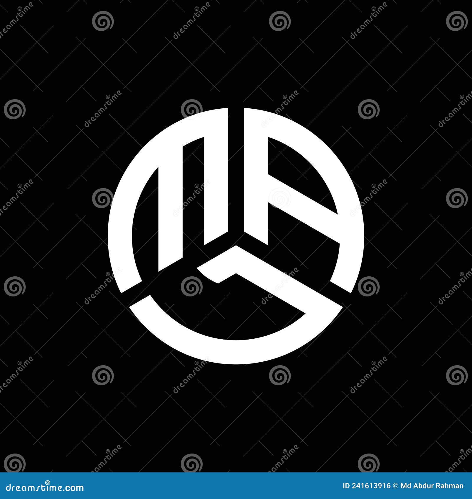 MAL Letter Logo Design On Black Background. MAL Creative Initials ...