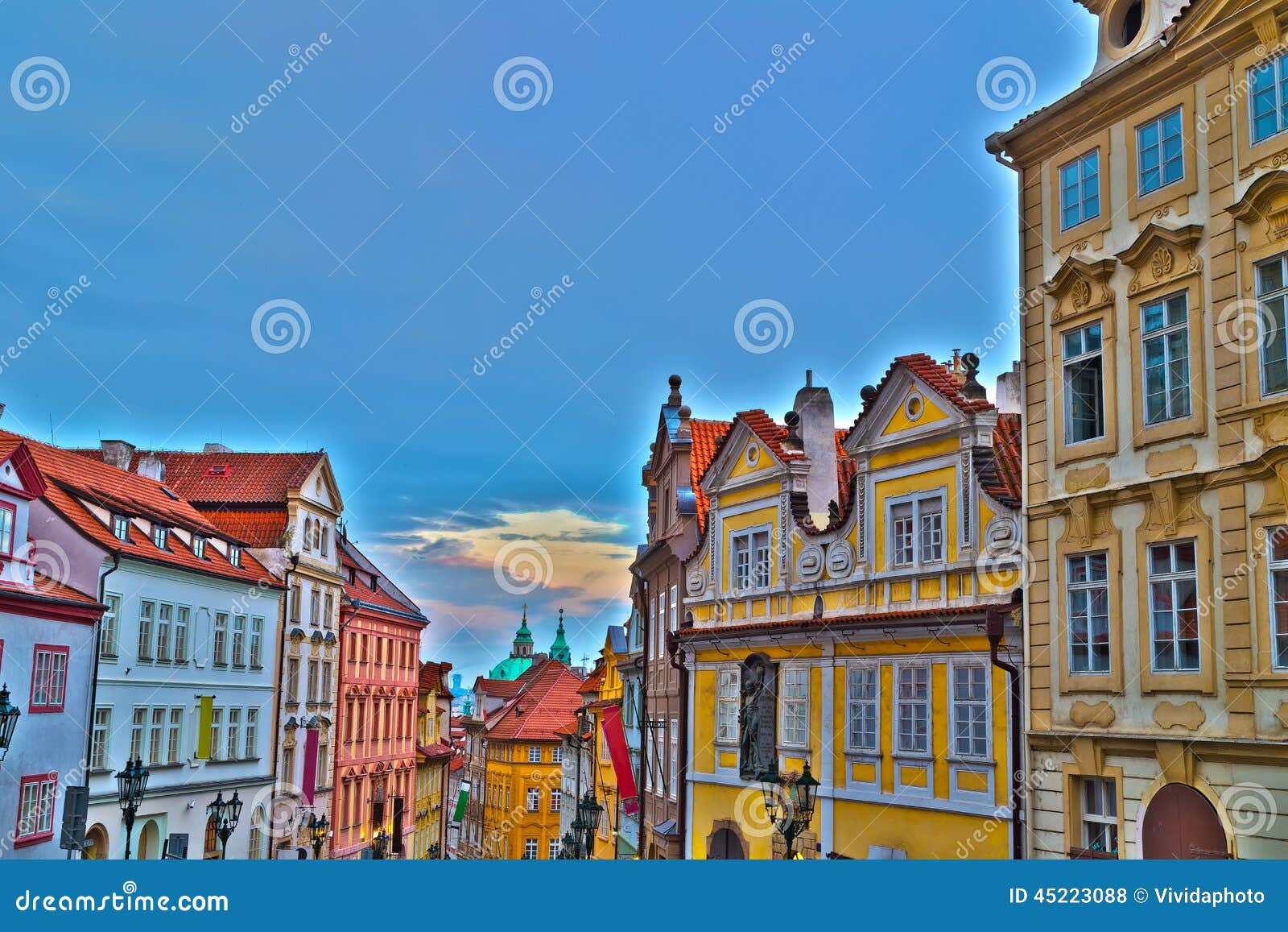 Mala Strana streets stock photo. Image of heritage, house - 45223088