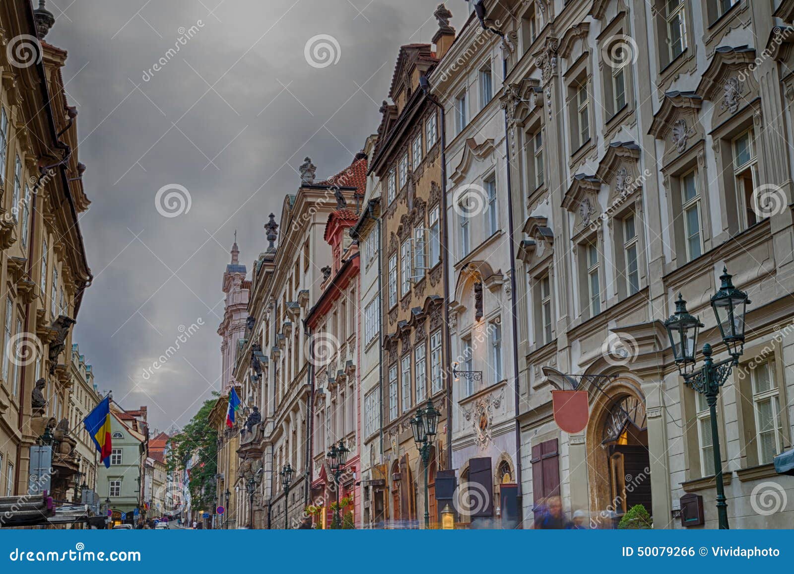 Mala Strana streets stock photo. Image of nicholas, european - 50079266