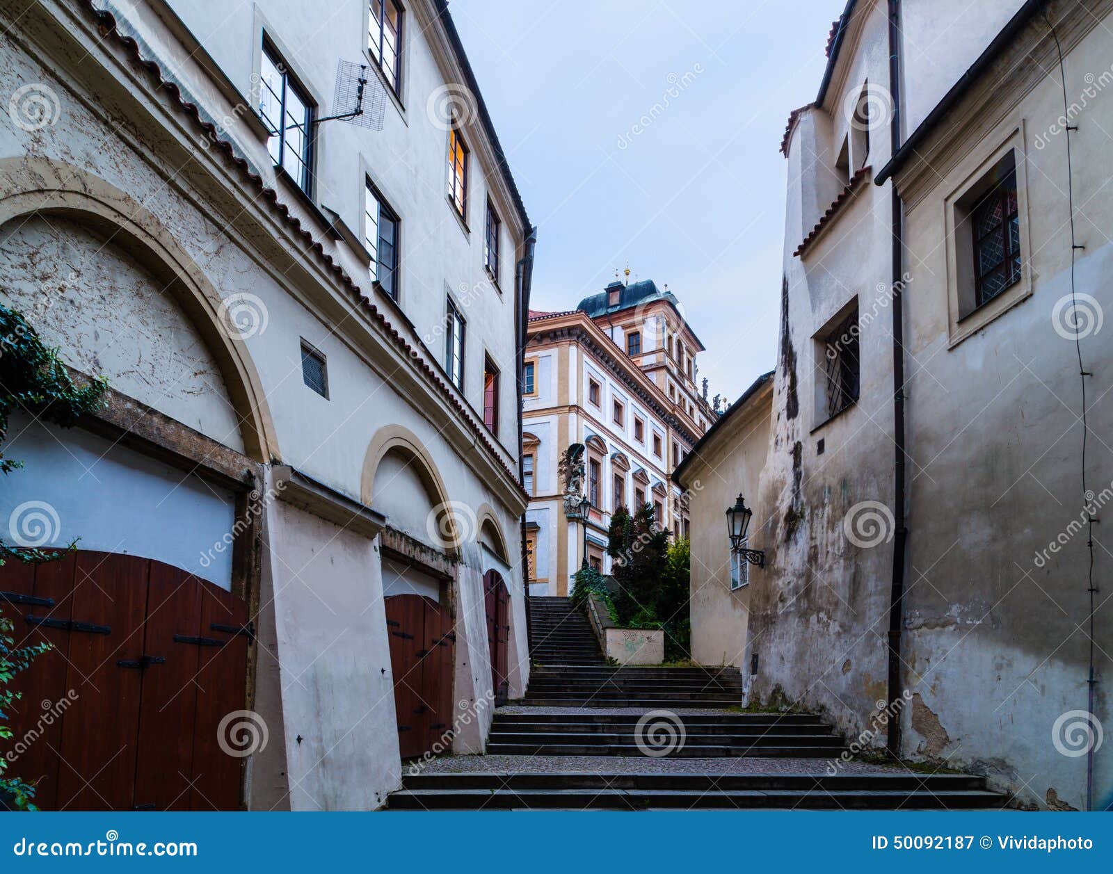 Mala Strana streets stock image. Image of baroque, praha - 50092187