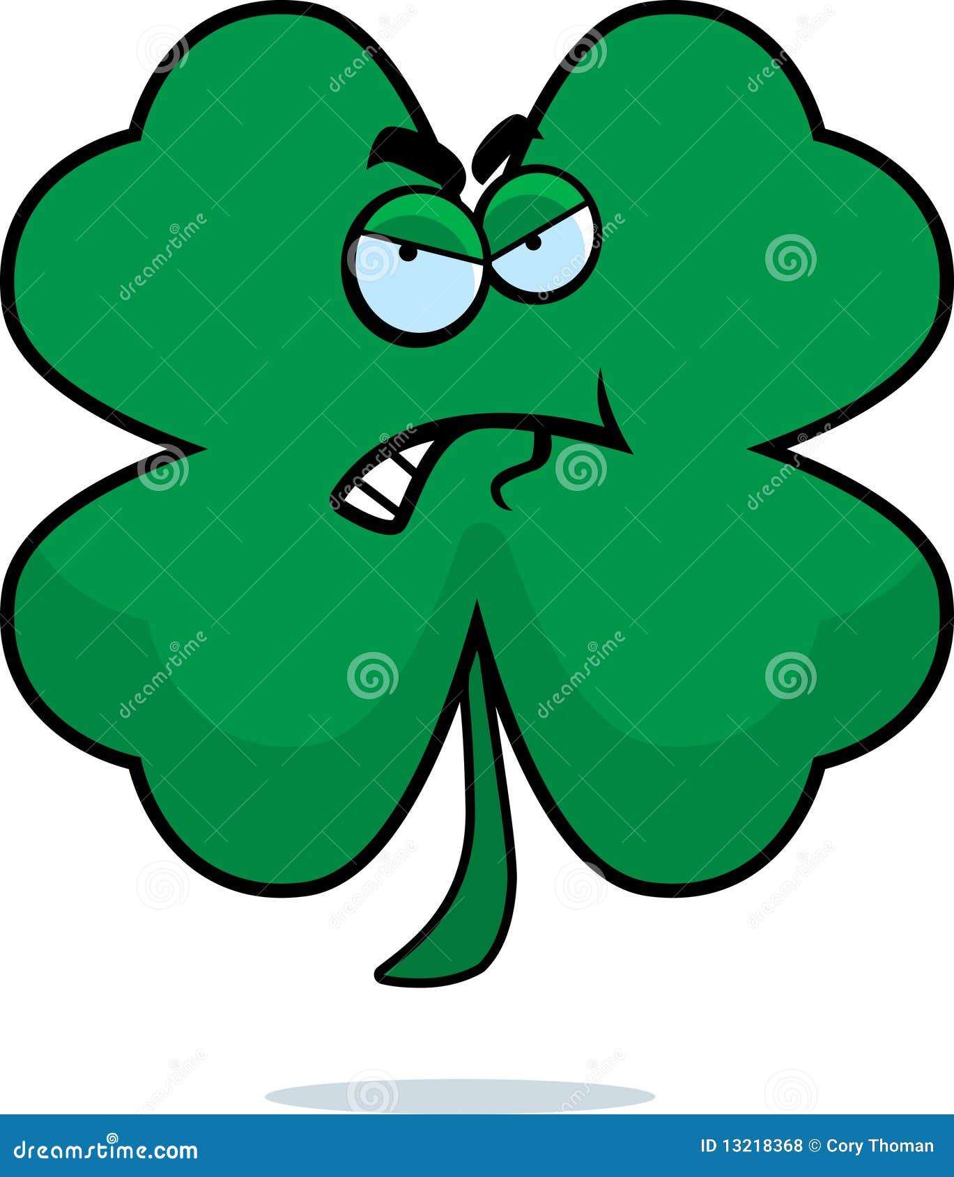 Mala suerte ilustración del vector. Ilustración de historieta - 13218368