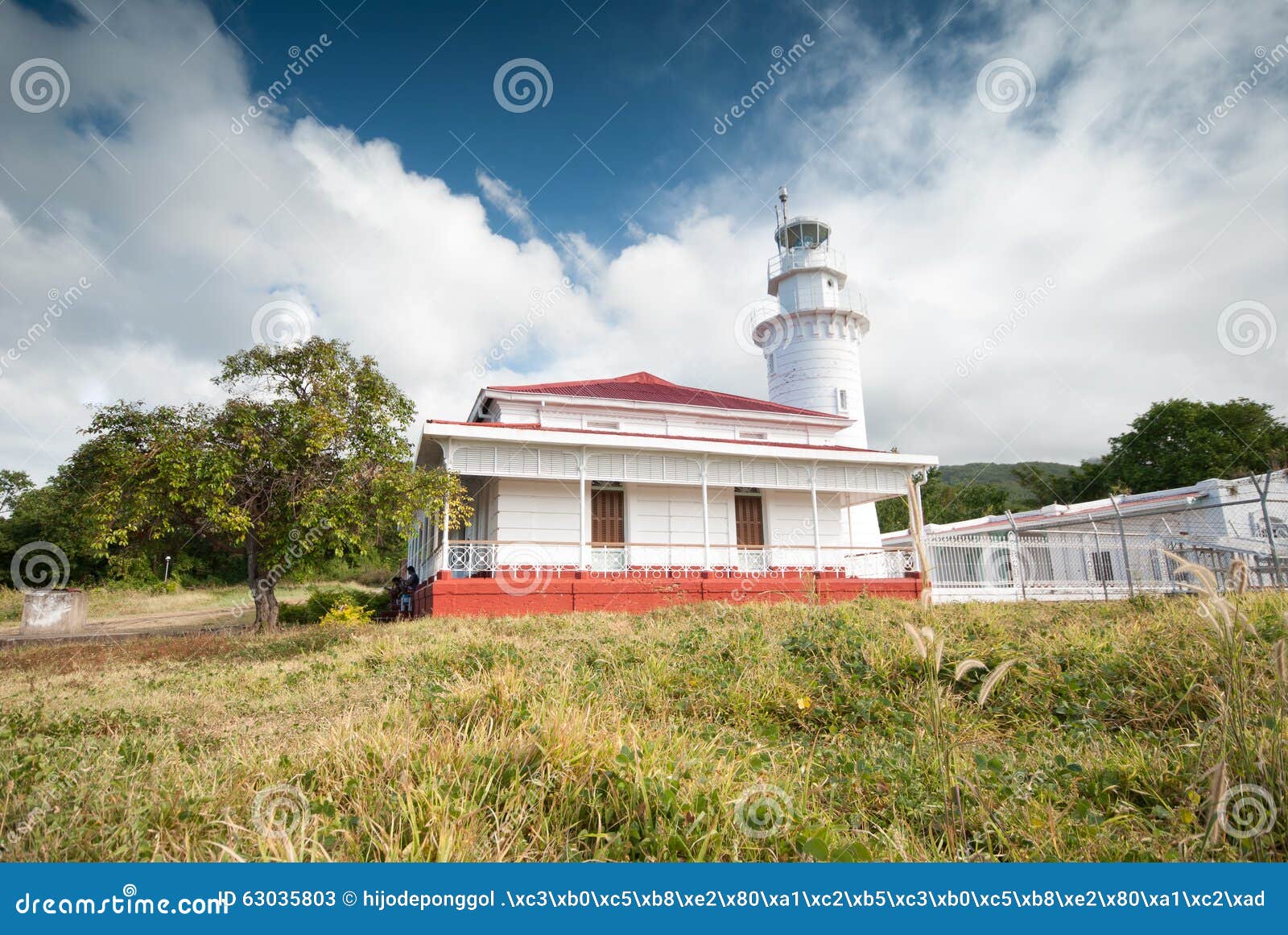 Malabrigo Lighthouse at Lobo, Batangas. Philippines Stock Image - Image ...