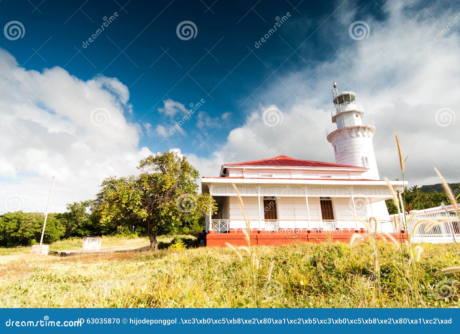 Malabrigo Lighthouse at Lobo, Batangas. Philippines Stock Photo - Image ...