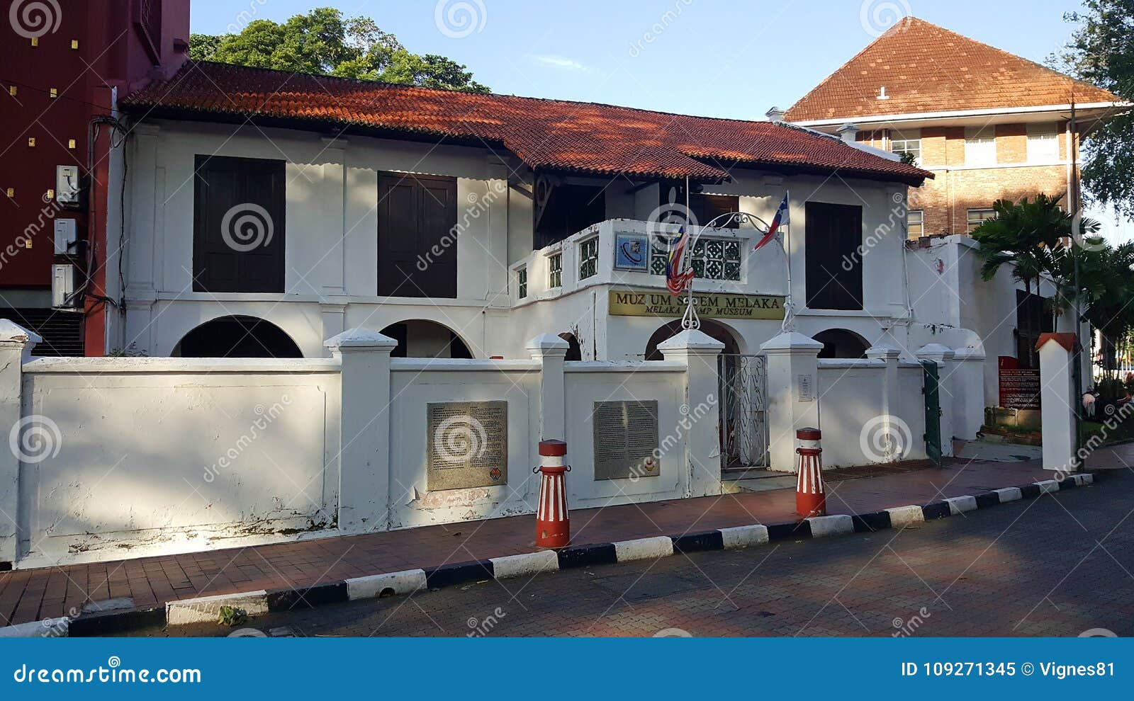 Malacca stamp museum editorial image. Image of malacca - 109271345