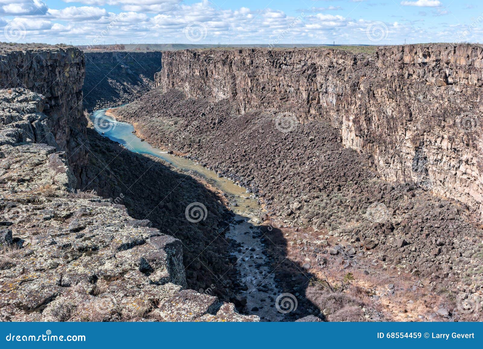 Malad River Gorge stock image. Image of canyon, idaho - 68554459