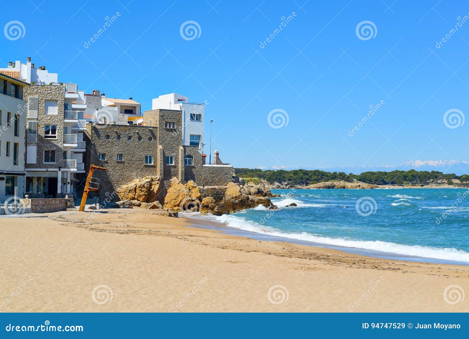 Malaespinastrand in Calella DE Palafrugell, Spanje Stock Afbeelding ...