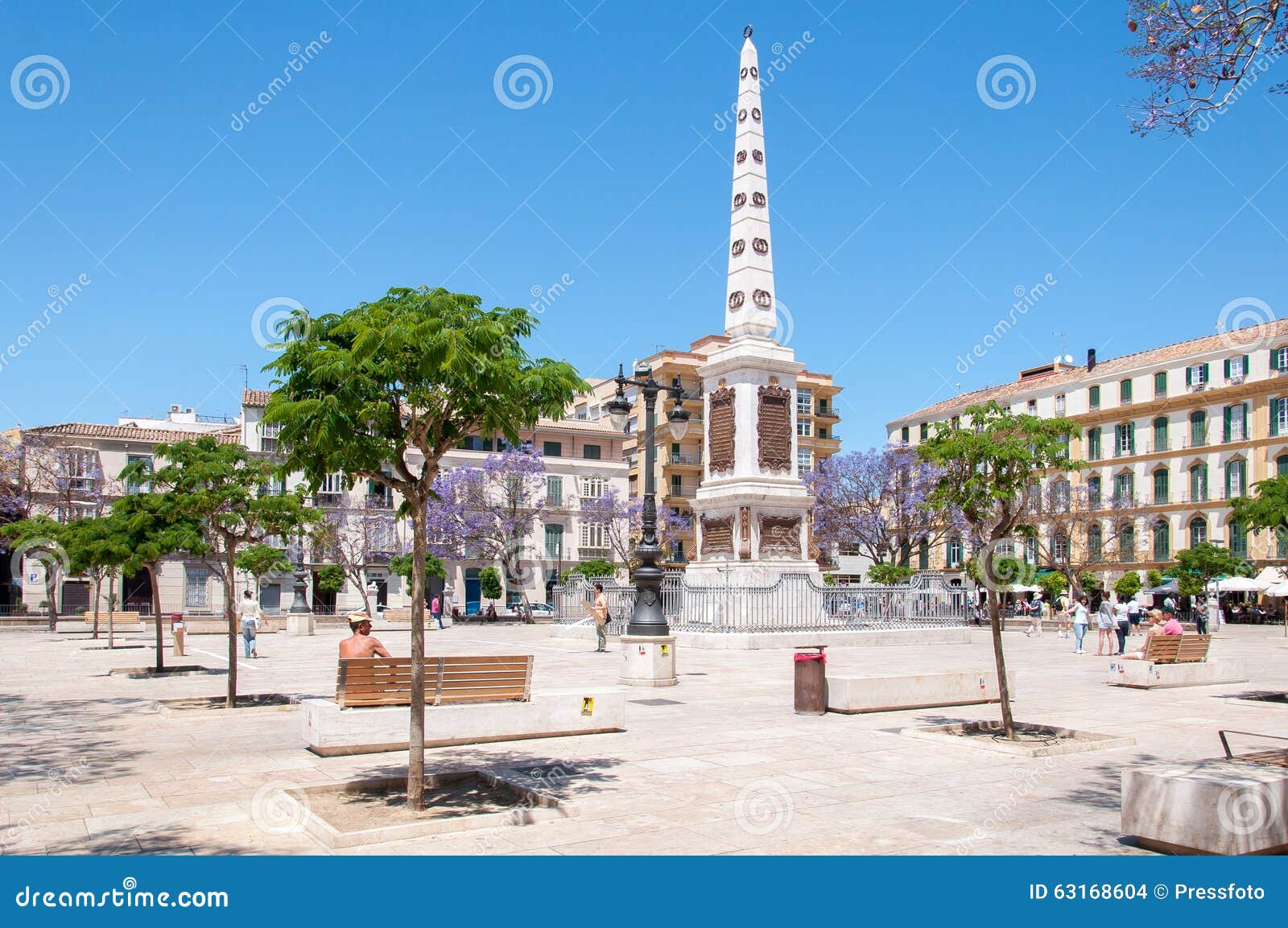 Malaga city, Spain editorial stock image. Image of coast - 63168604