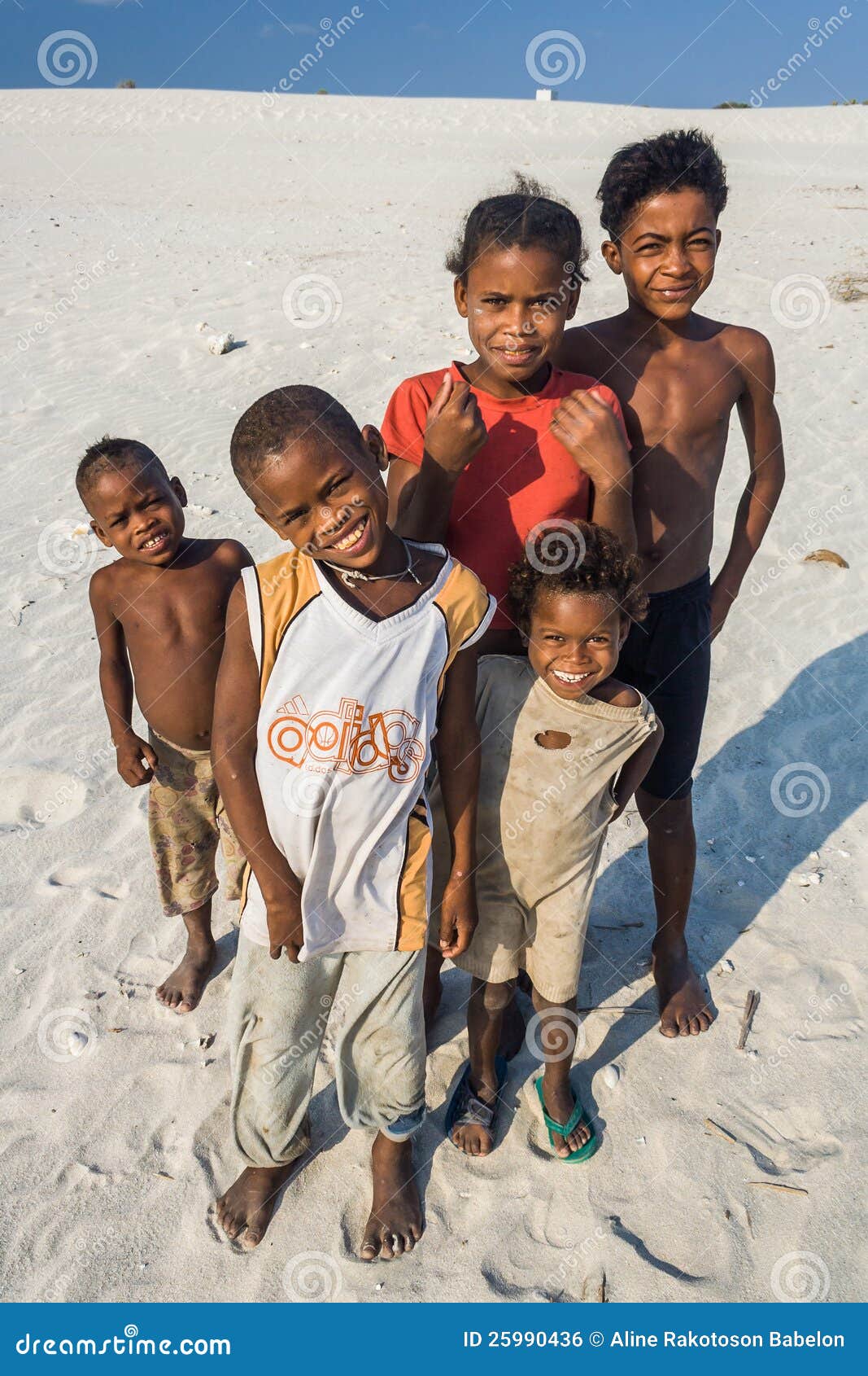 Malagasy Children on the Beach Editorial Photo - Image of native ...