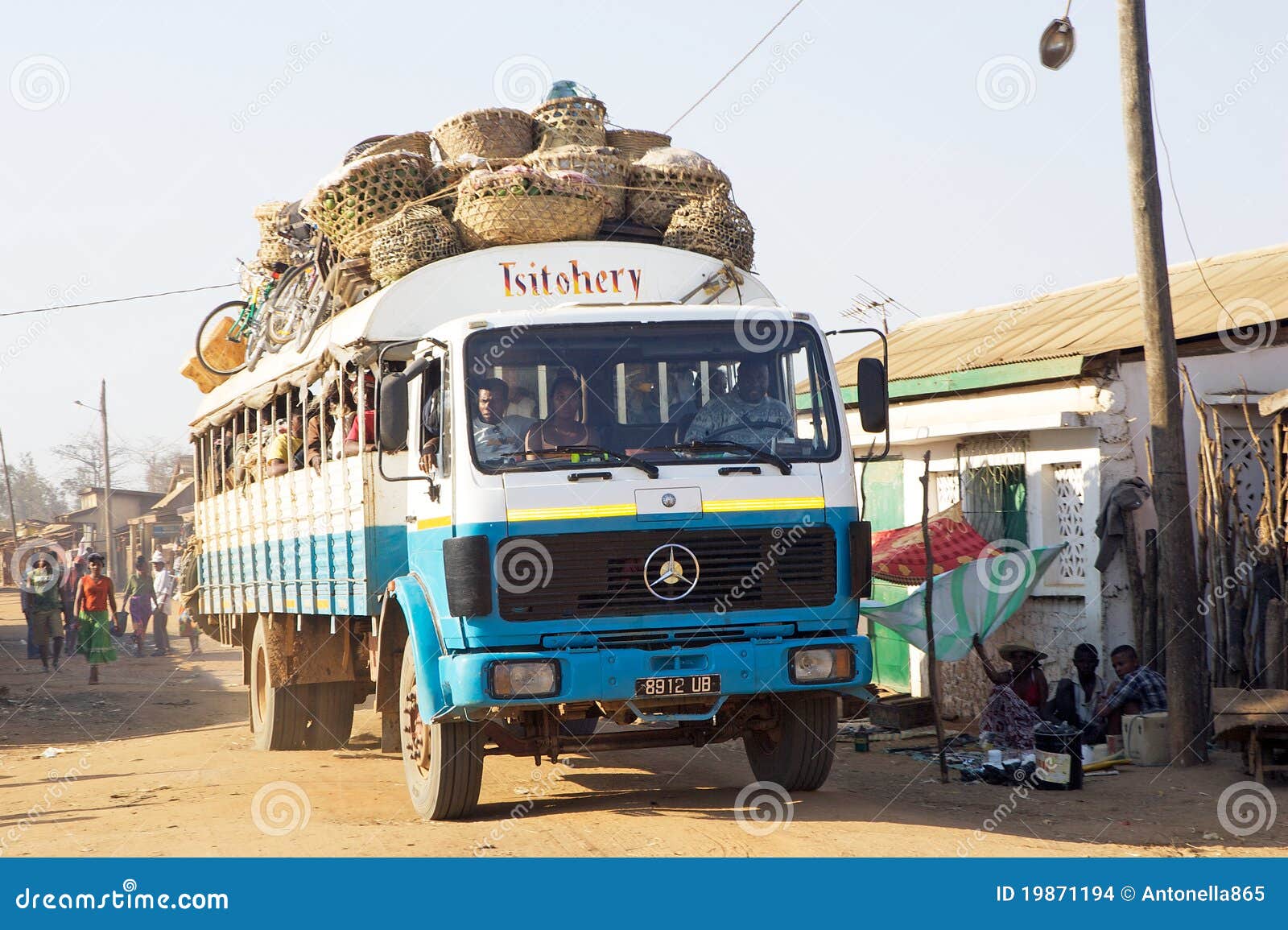 Malagasy Traditional Transport Editorial Stock Image - Image of ...