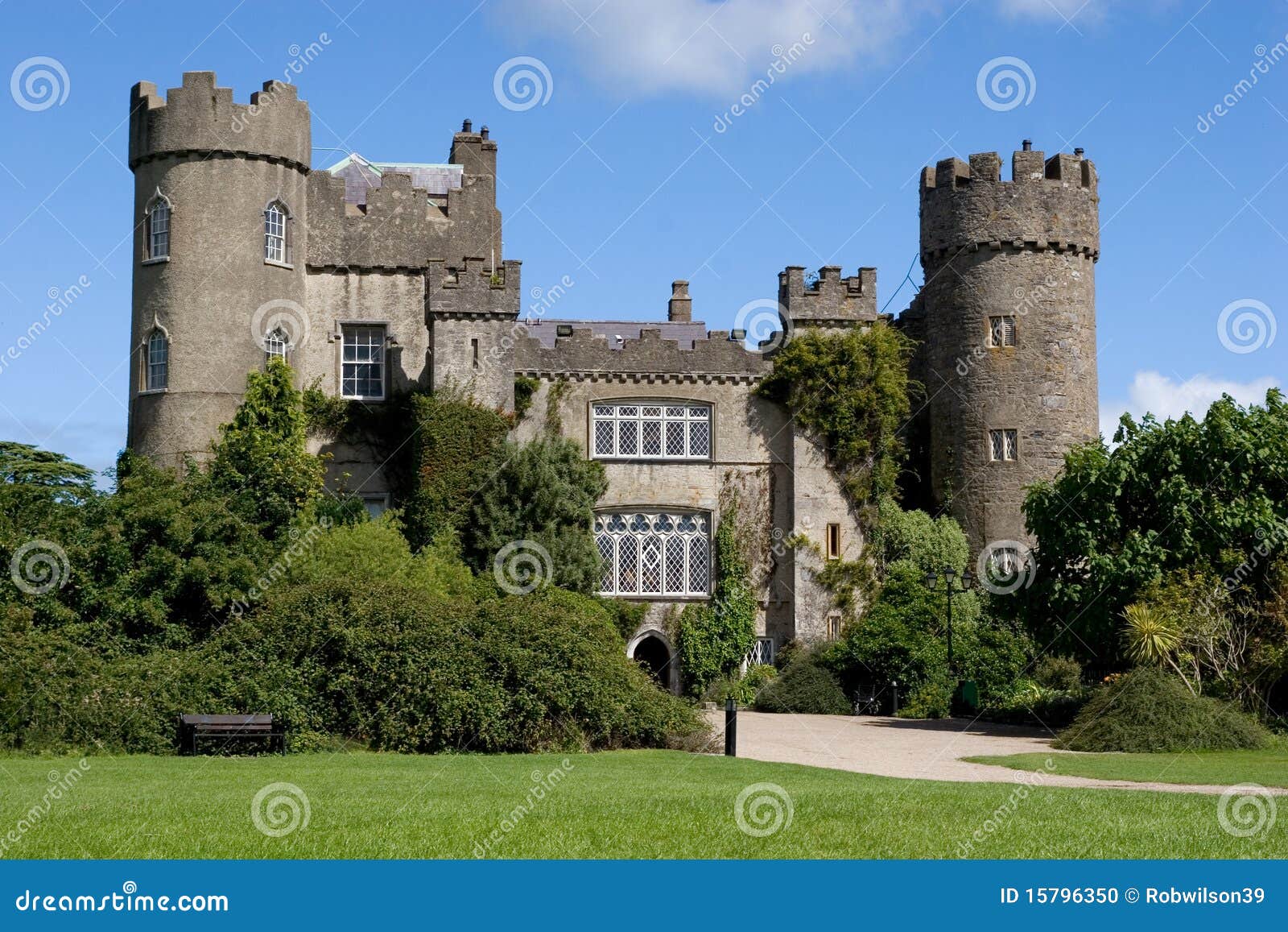 Malahide Castle stock photo. Image of malahide, history - 15796350