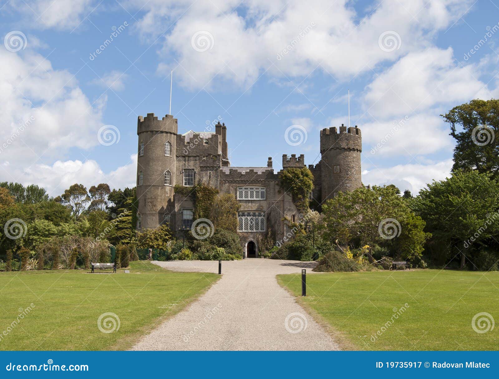Malahide Castle stock image. Image of talbot, place, skyline - 19735917
