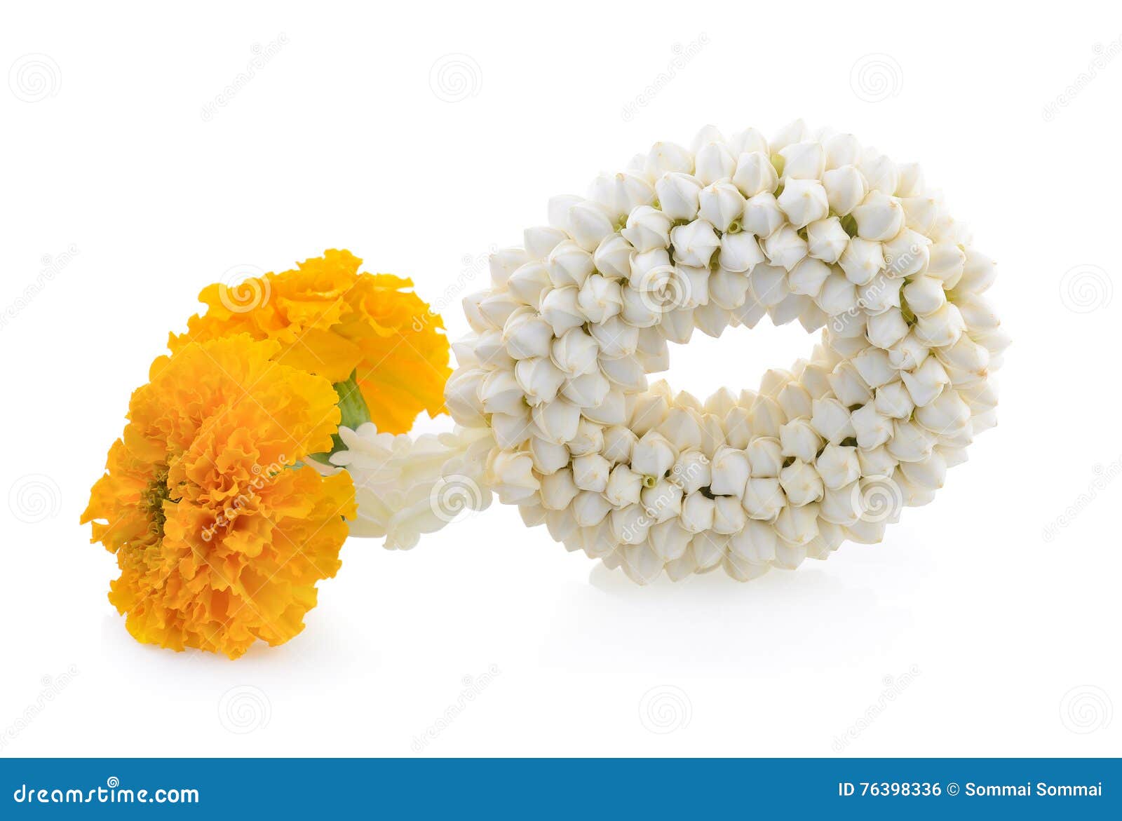 Malai the Flower in Thai Tradition Style Stock Photo - Image of thai ...