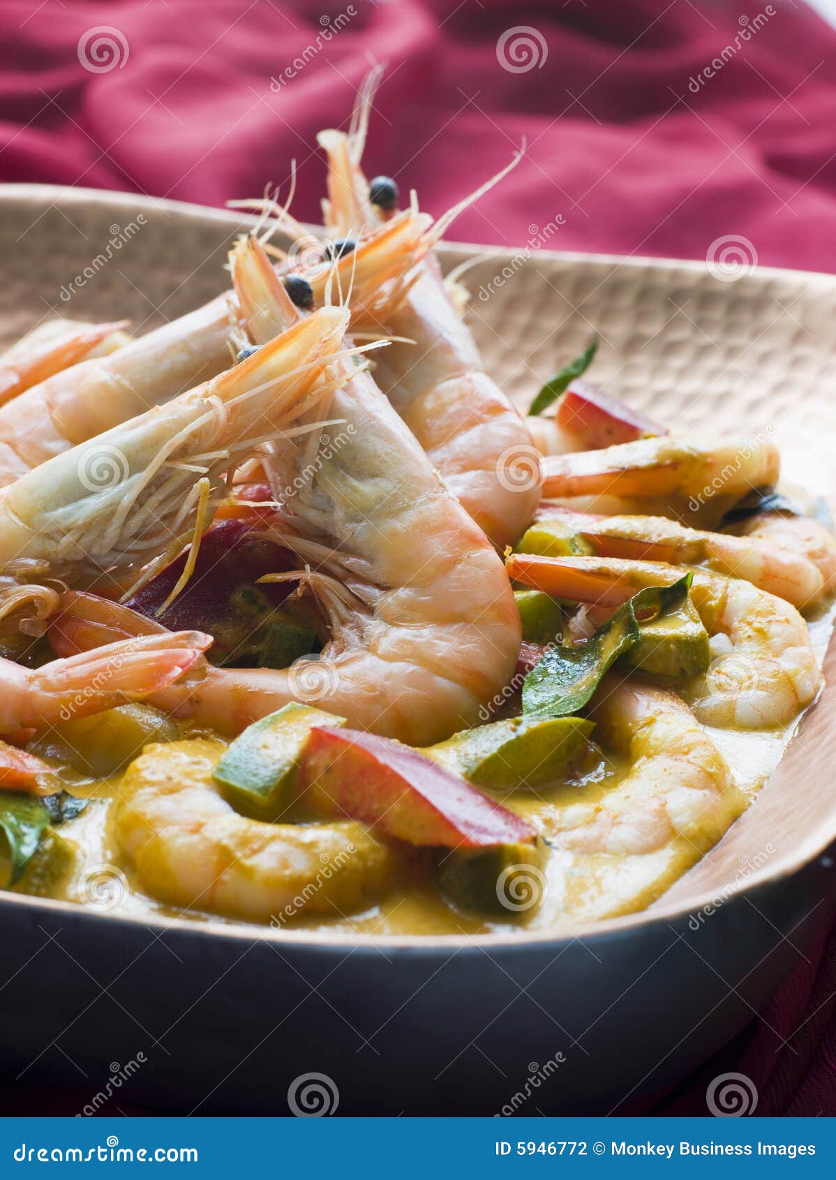 King Prawn. Fresh King Prawn In A Shell. Stock Photo | CartoonDealer ...