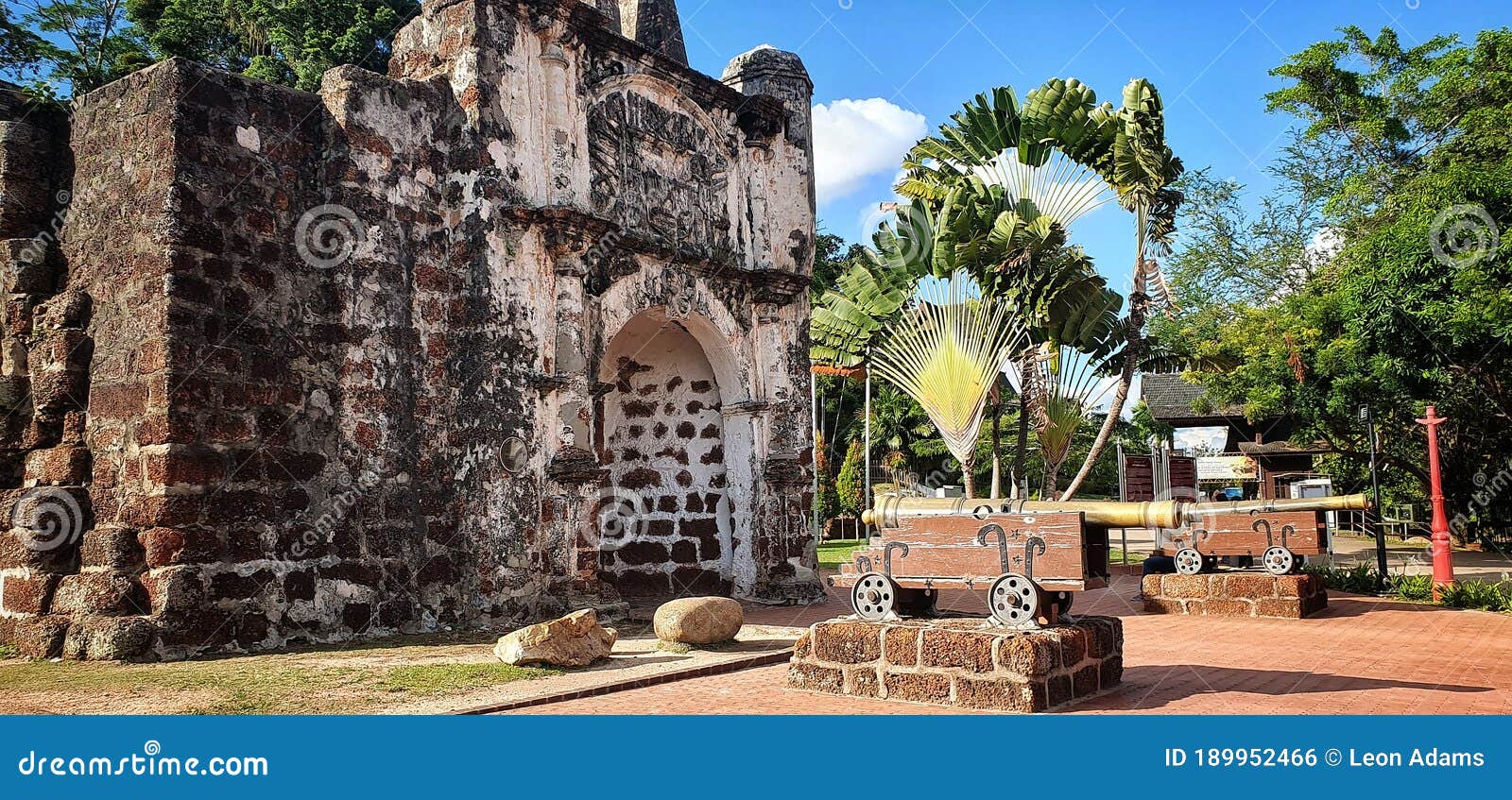 Malaika Portuguese fort stock photo. Image of landmark - 189952466