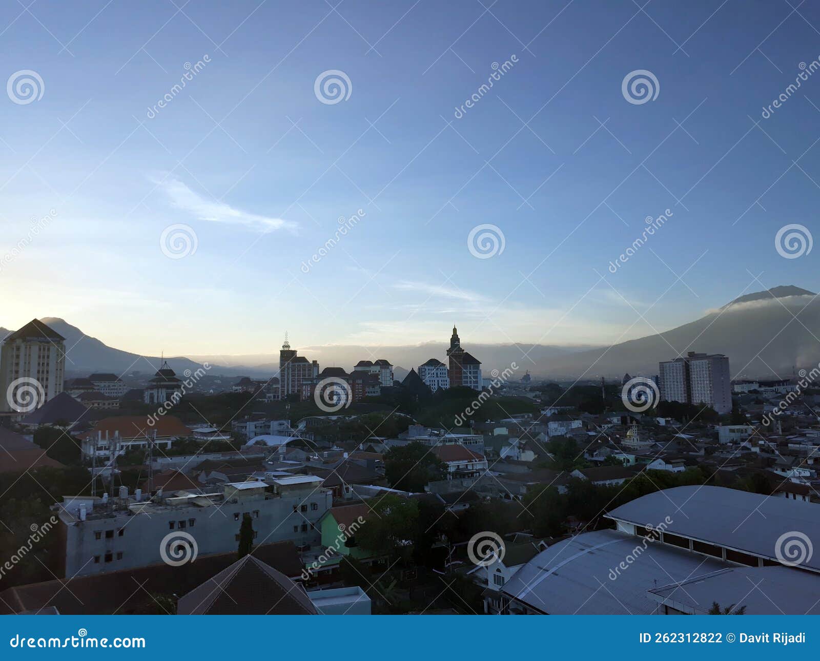 Malang Brawijaya University with a Mountainous Background Stock Photo ... Malang Brawijaya University with a Mountainous Background Stock Photo ...