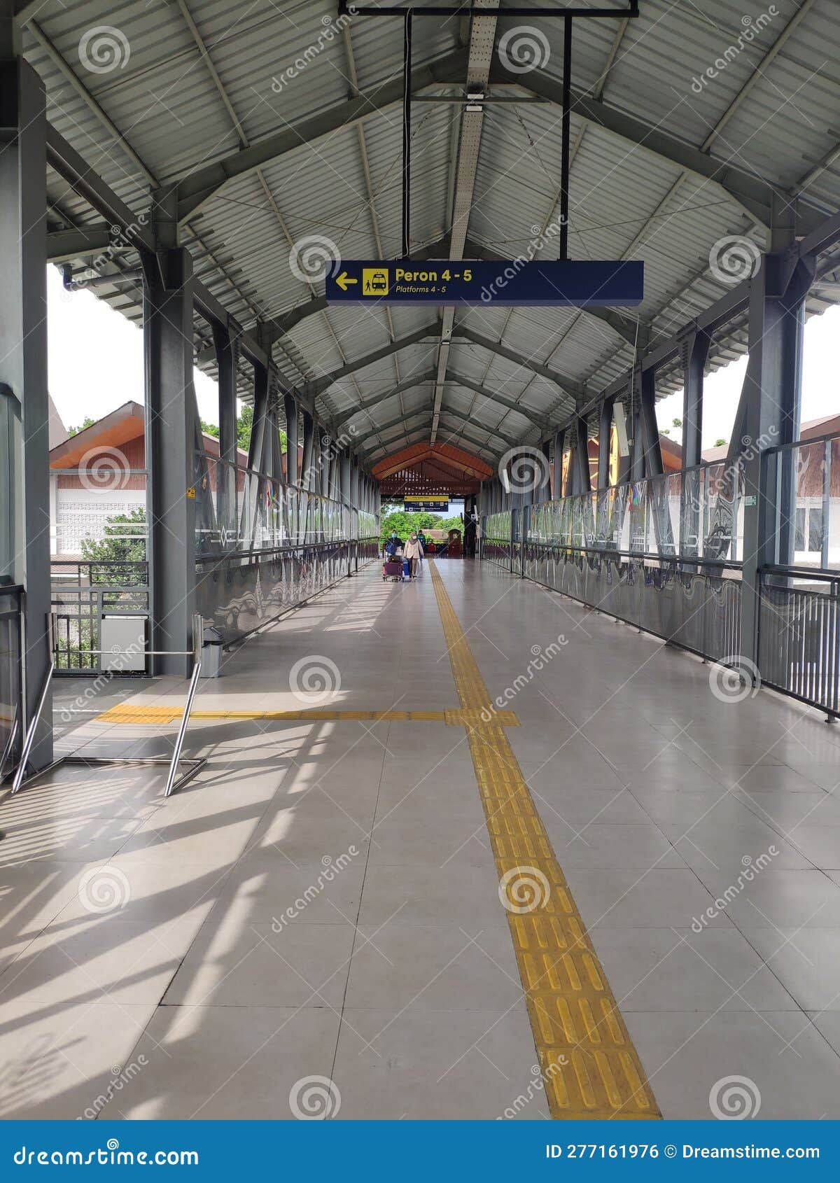 Malang Station Tunnel Building Gate Stock Photo - Image of malang ...
