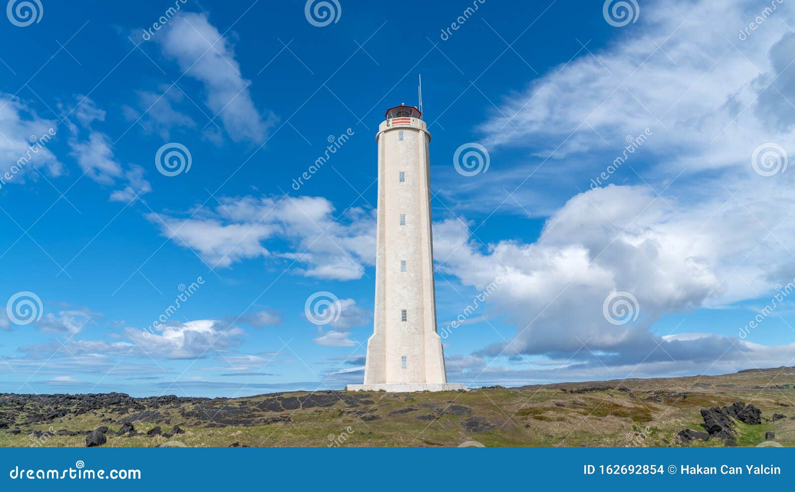 Malarrif Lighthouse on the Snaefelssnes Peninsula in Iceland Stock ...