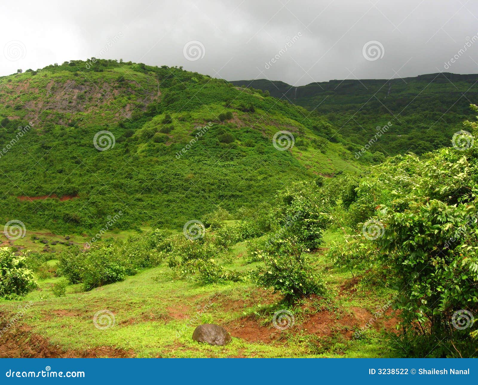 Malavali Hills Landscape stock photo. Image of pathway - 3238522