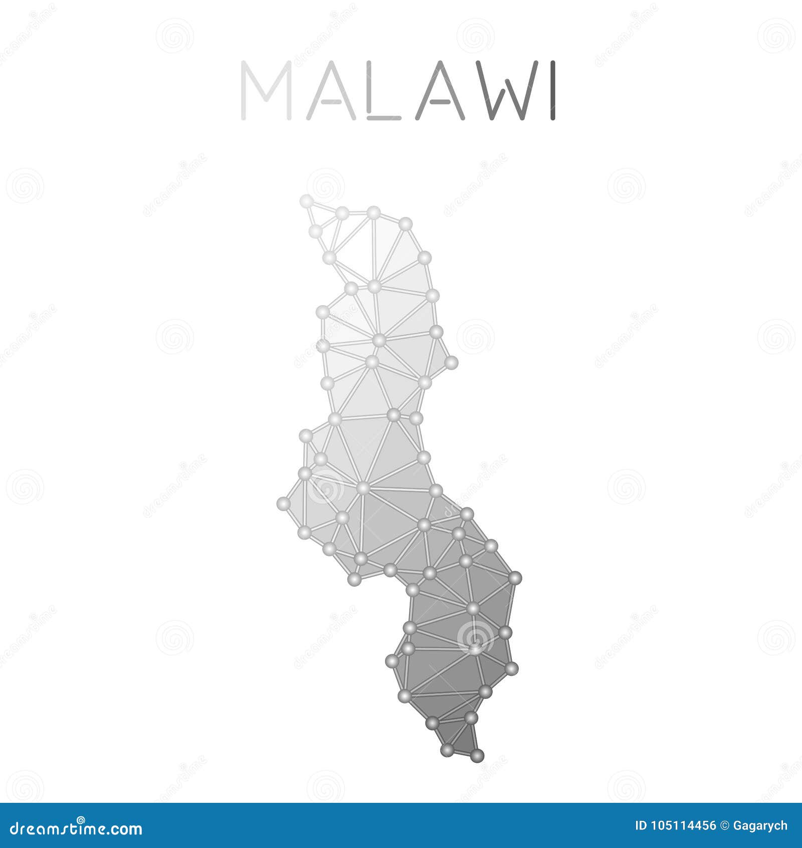 Malawi Polygonal Vector Map. Stock Vector - Illustration of origami ... Malawi Polygonal Vector Map. Stock Vector - Illustration of origami ...