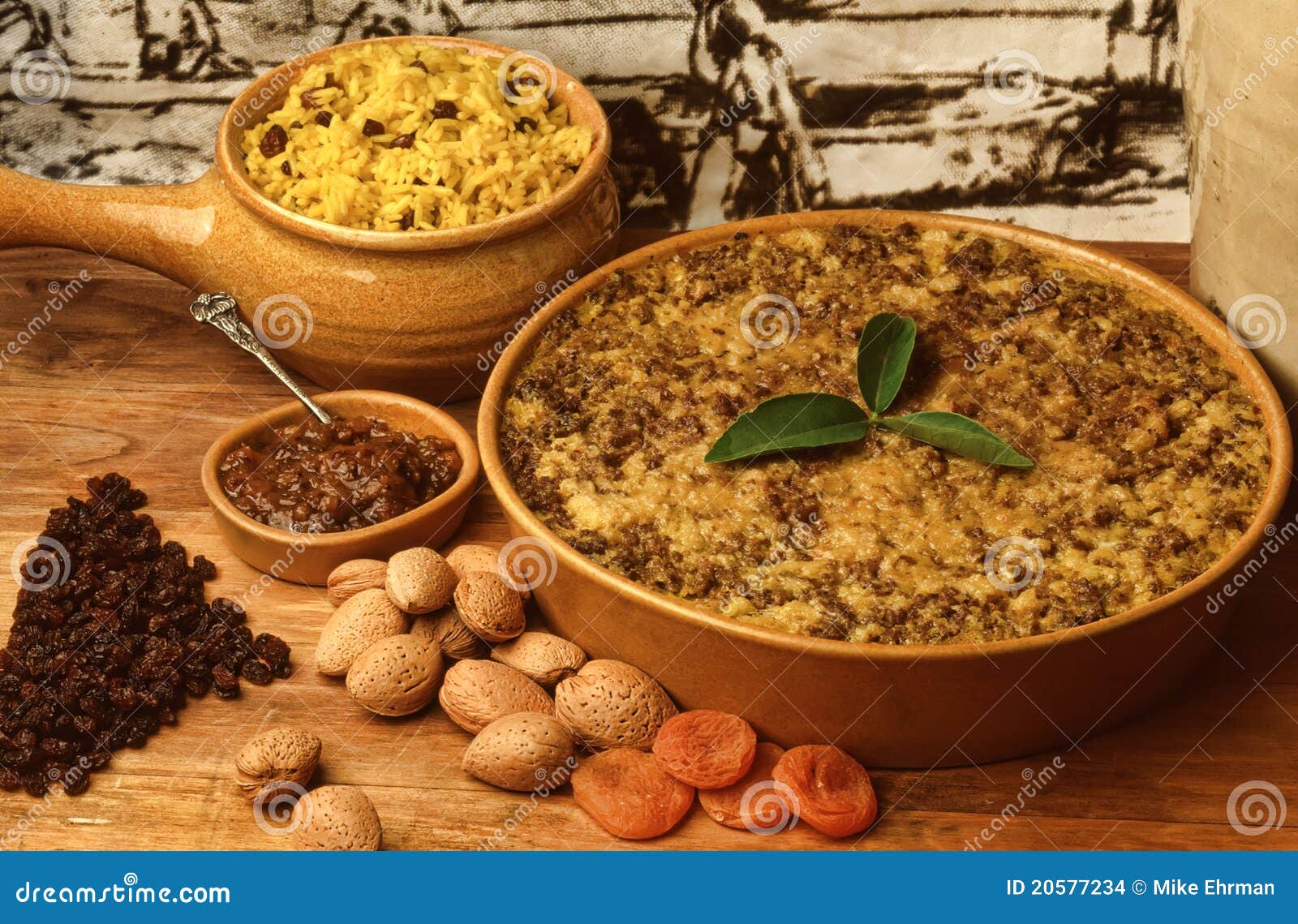 Malay babotie van de kaap stock foto. Image of rijst - 20577234