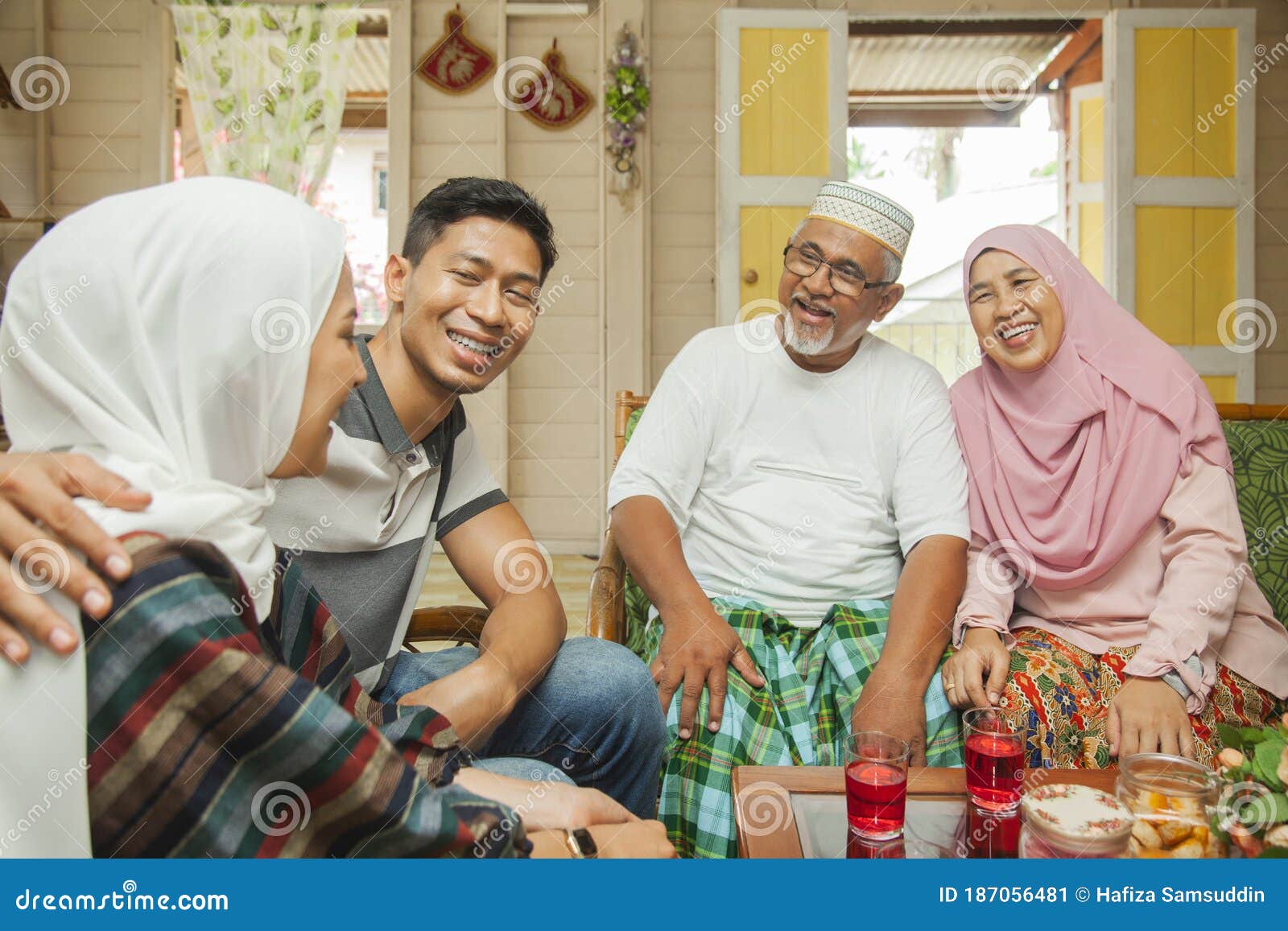 Malay Family Spending Time Together Stock Image - Image of culture ...