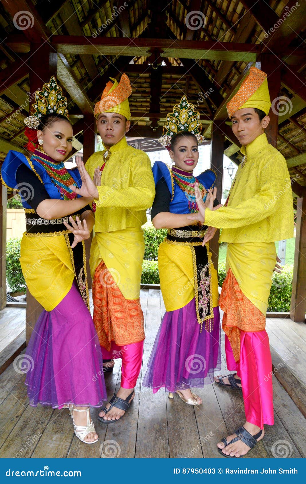 Malay Model Traditional Entire Editorial Stock Photo - Image of model ...
