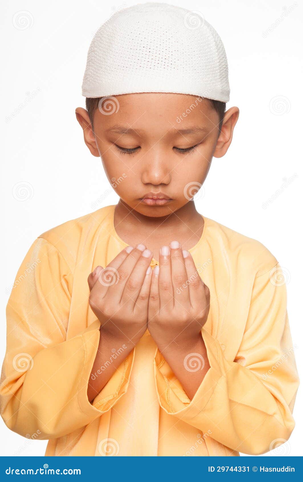 Cute Muslim Boy stock image. Image of allah, white, costume - 29744331