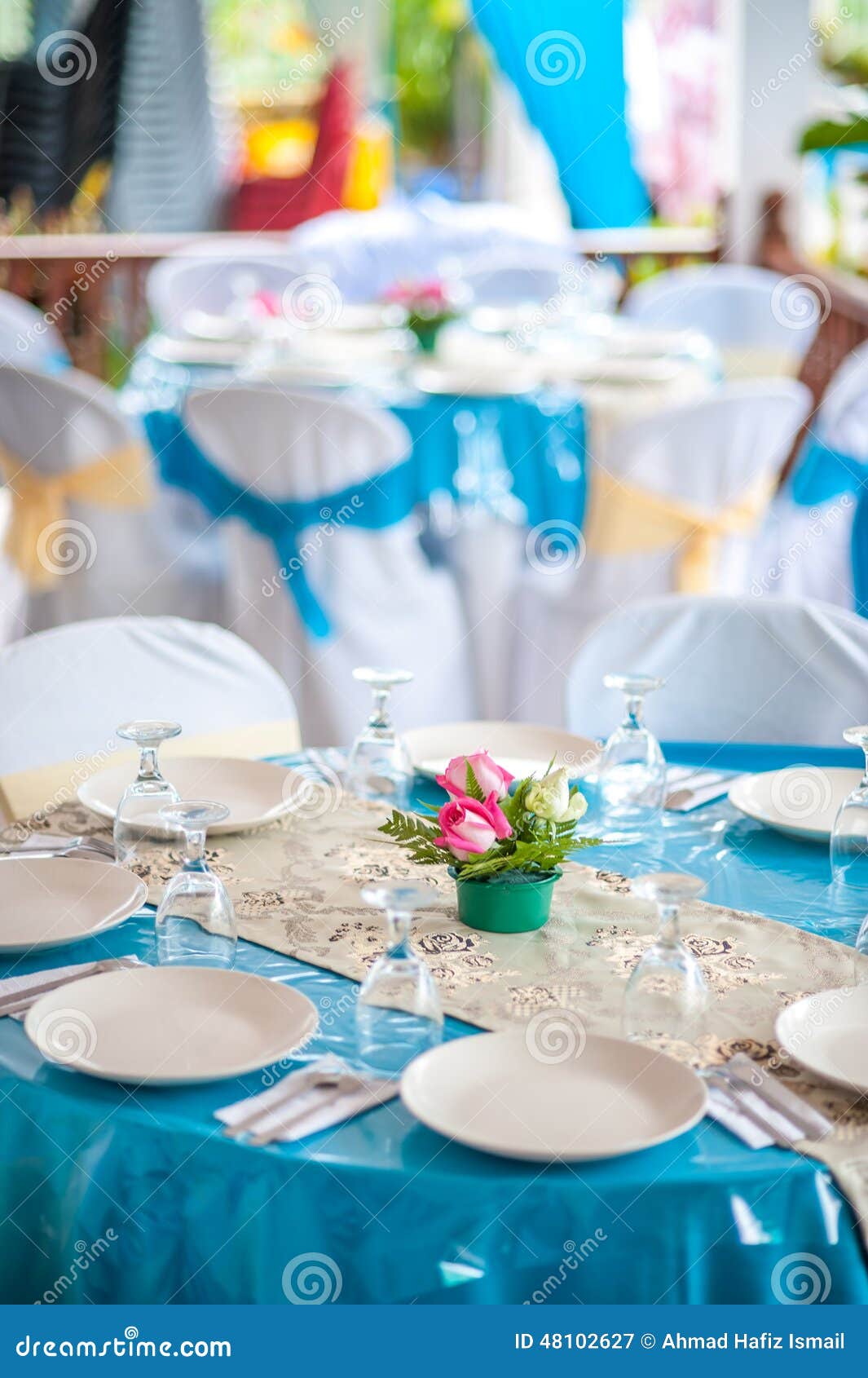Malay Wedding Table Arrangement Stock Image - Image of arrangement ...