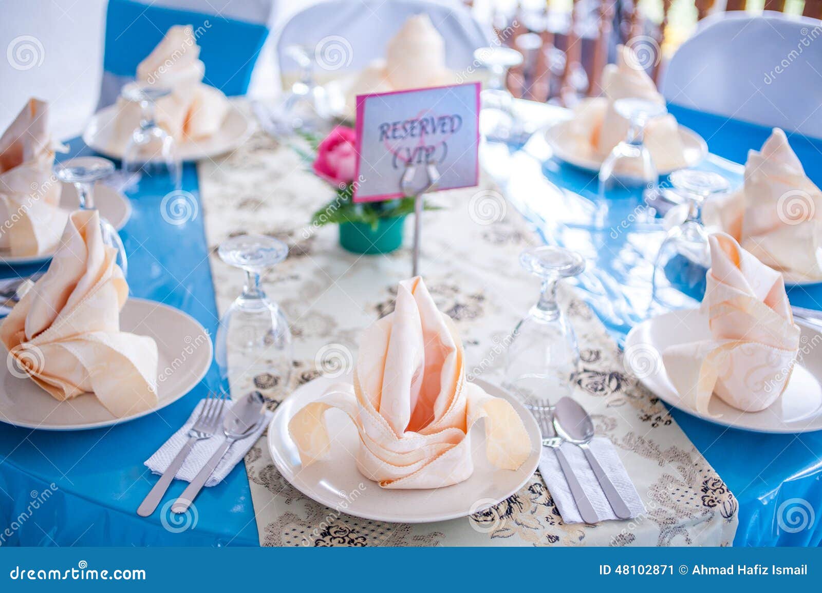 Malay Wedding Table Arrangement Stock Image - Image of cutlery, formal ...