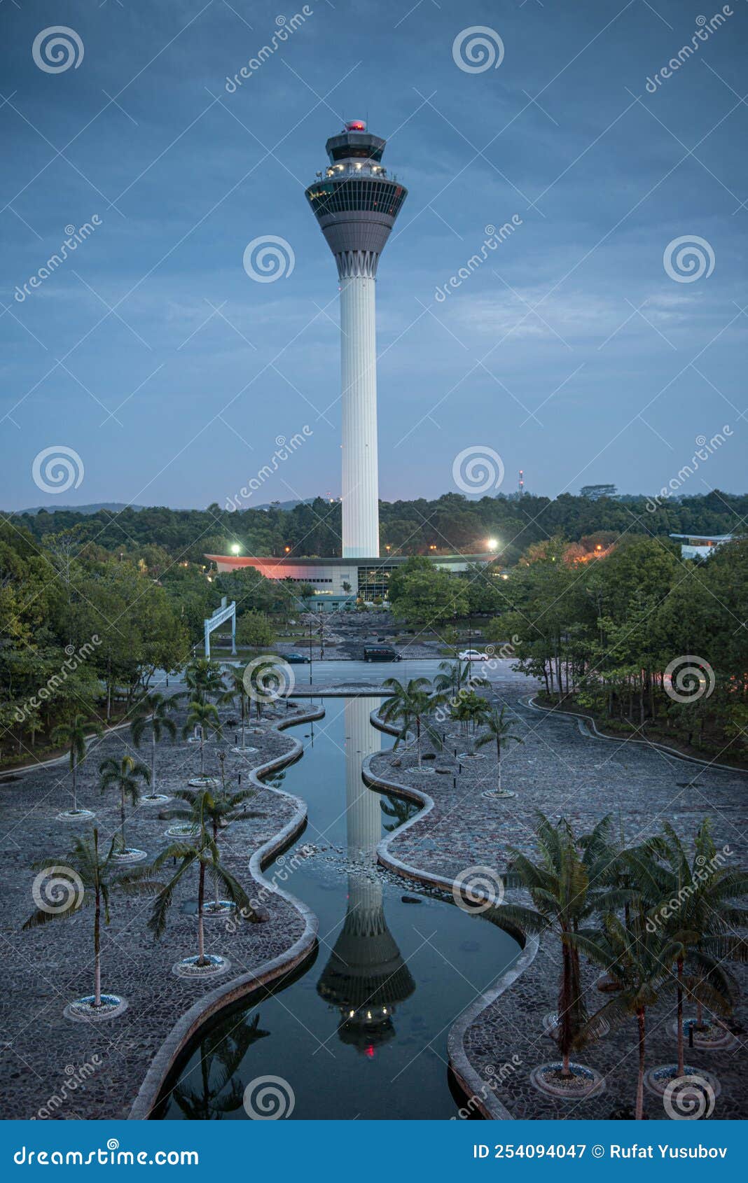 Malaysia Airport Control Tower Commanding Kuala Lumpur. Editorial ...