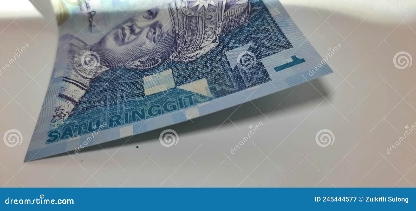 Malaysia Banknote One Ringgit. Malaysian Currency One Ringgit Isolated ...
