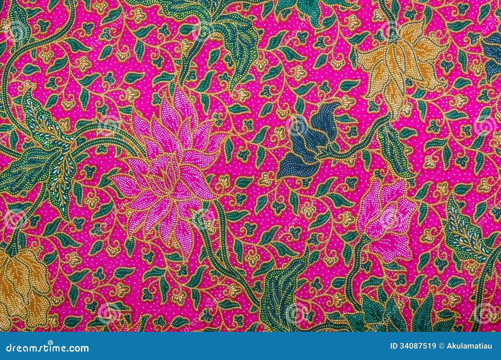 Malaysia-Batik-Muster XI stockbild. Bild von handgemacht - 34087519