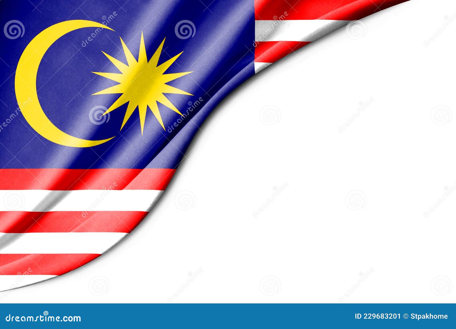 Flag Of Malaysia. Correct RGB Colours Cartoon Vector | CartoonDealer ...