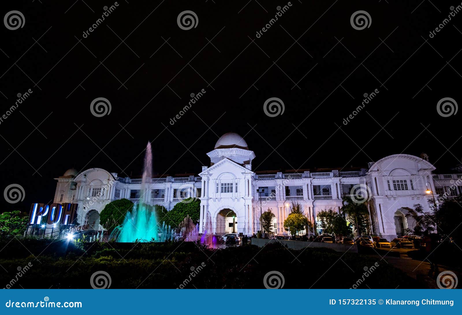 Malaysia, Ipoh, Night View editorial image. Image of color - 157322135