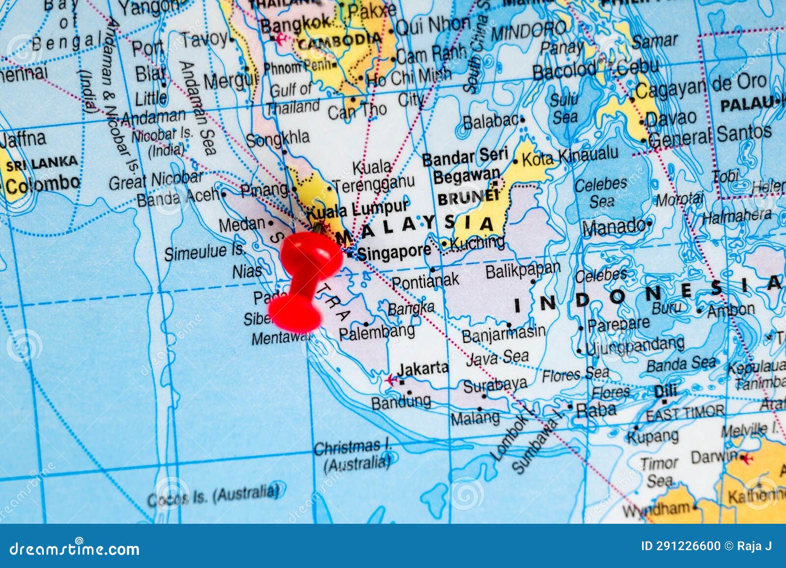 Malaysia Location on World Map Stock Photo - Image of petronas, flag ...