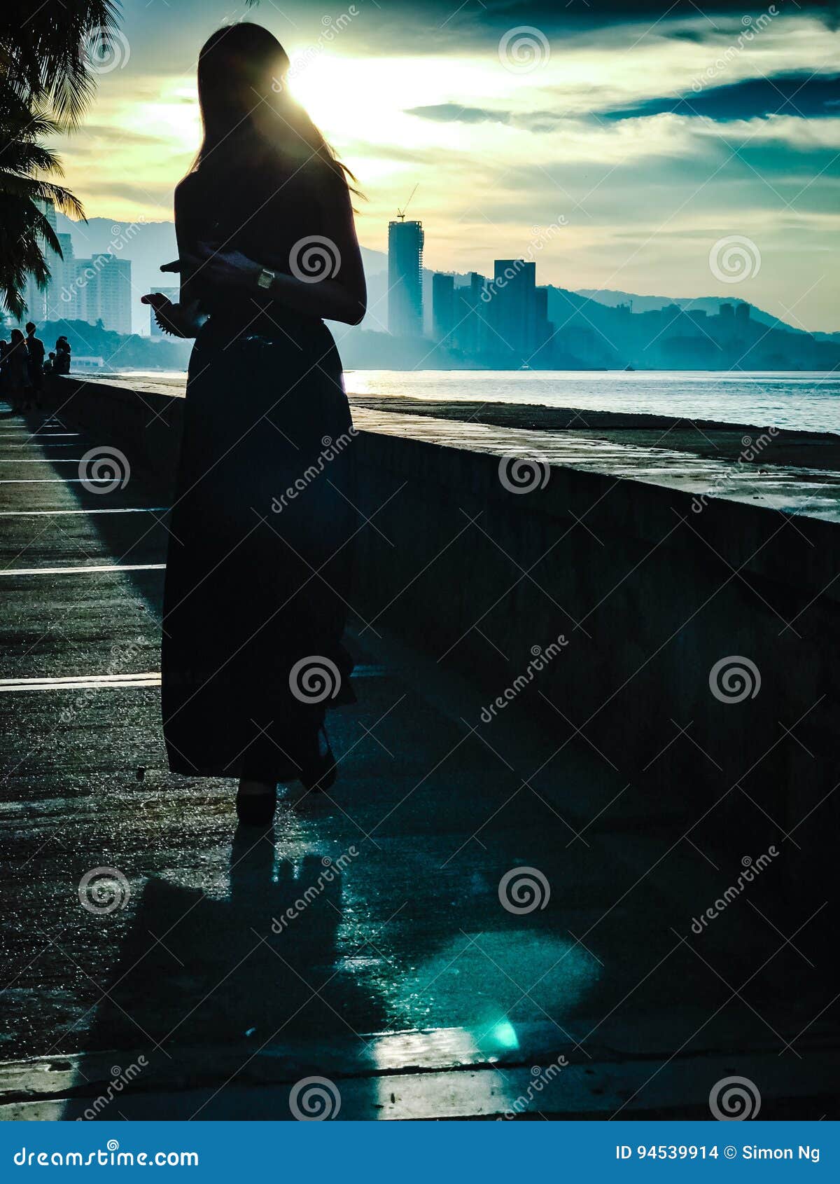 Malaysia Penang Sea Side View Stock Photo - Image of nice, sunset: 94539914