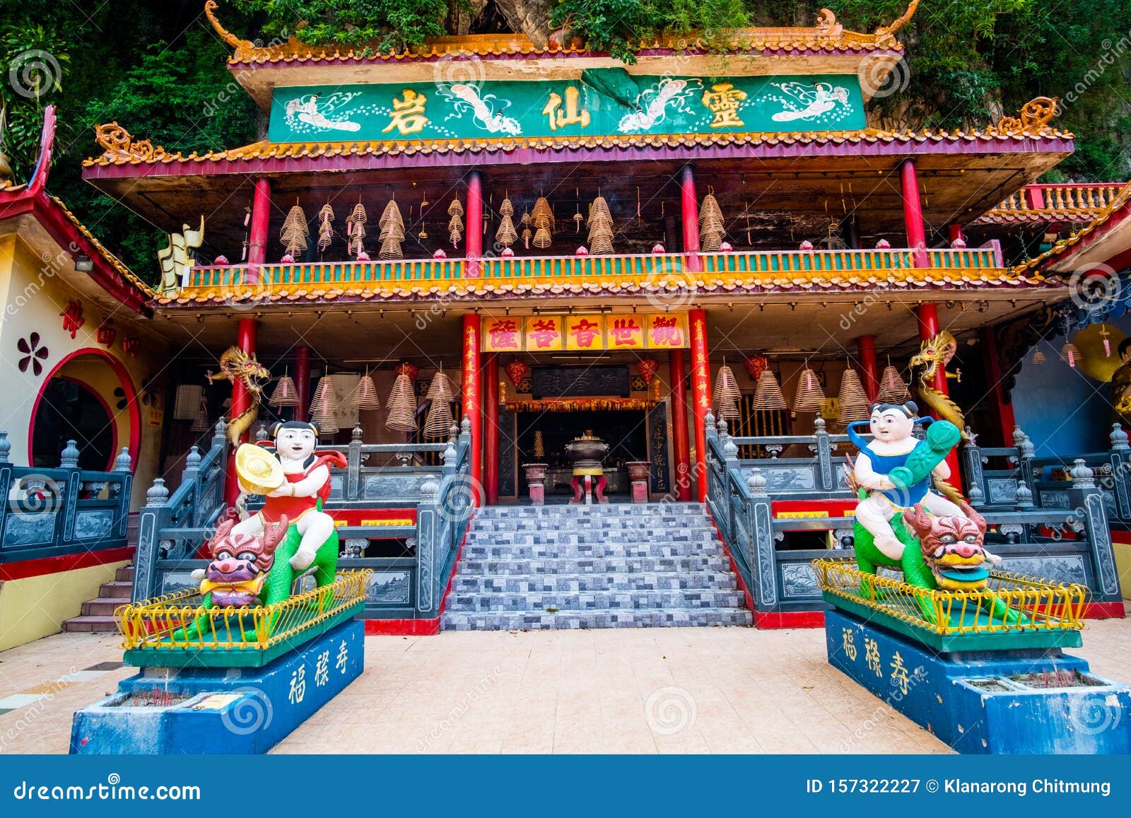 Malaysia, Perak, Ipoh, Temple Caves Stock Image - Image of chinese ...