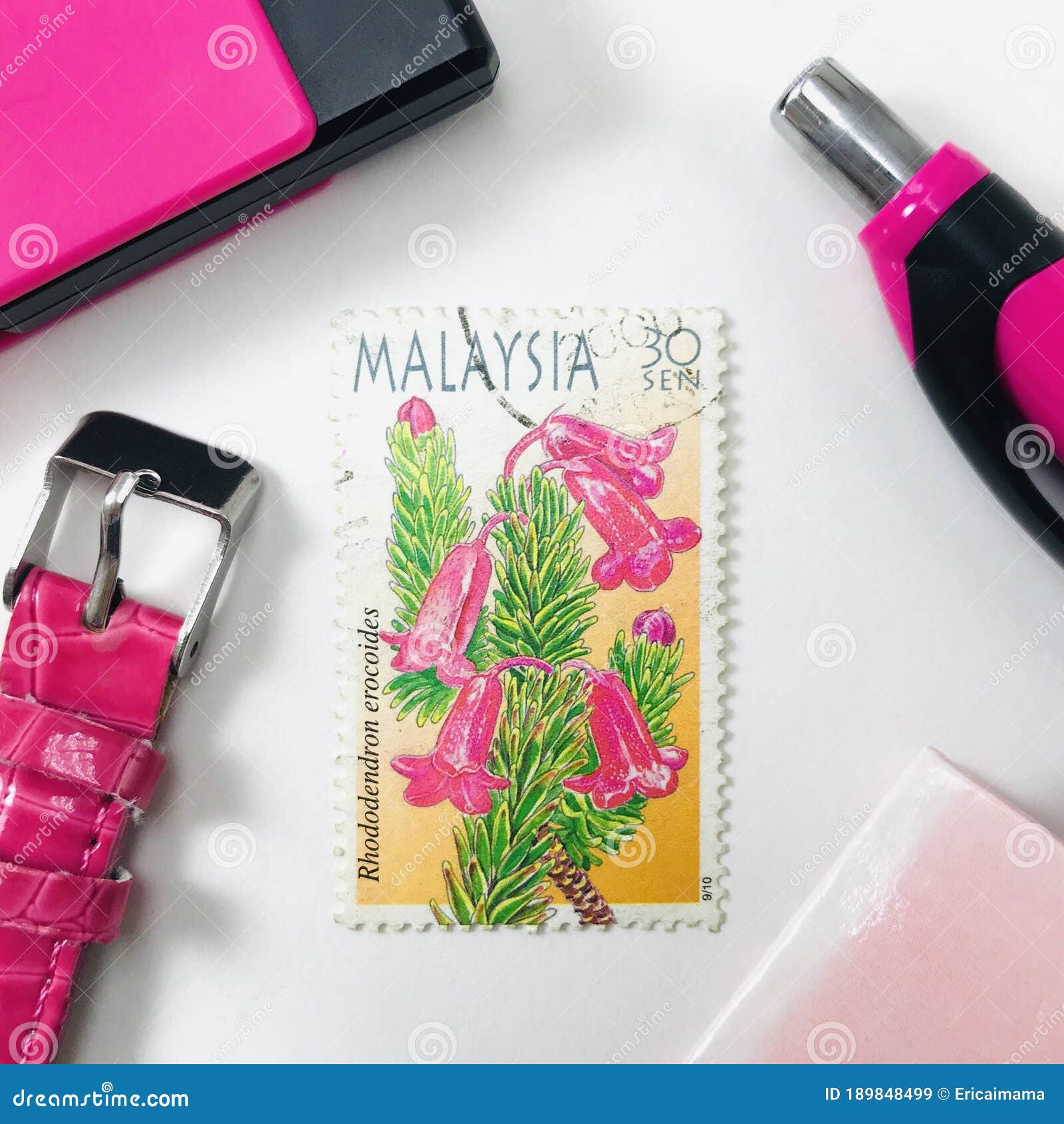 A Malaysia Postage Stamp. Highland Flowers of Malaysia Series II ... A Malaysia Postage Stamp. Highland Flowers of Malaysia Series II ...