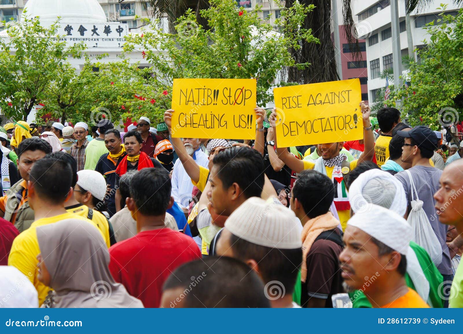 Malaysia rally protest editorial stock image. Image of activist - 28612739