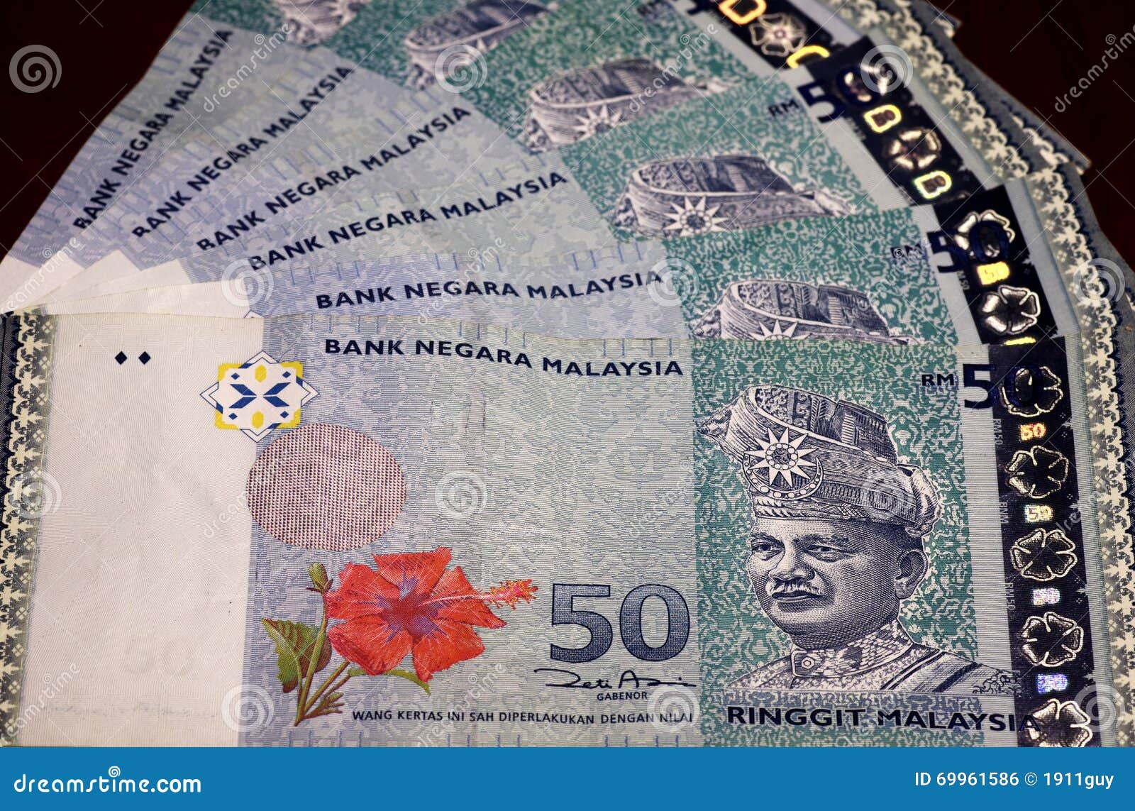 Malaysia Ringgit Notes stock photo. Image of wealth, malaya - 69961586