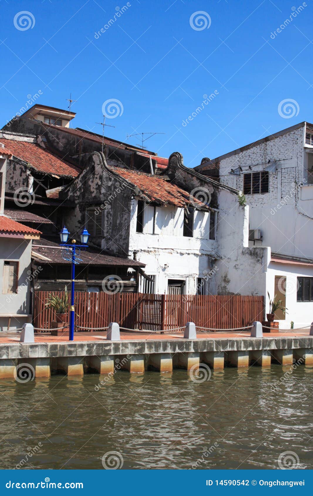 Malaysia Riverside Traditional House Stock Photo - Image of classical ...